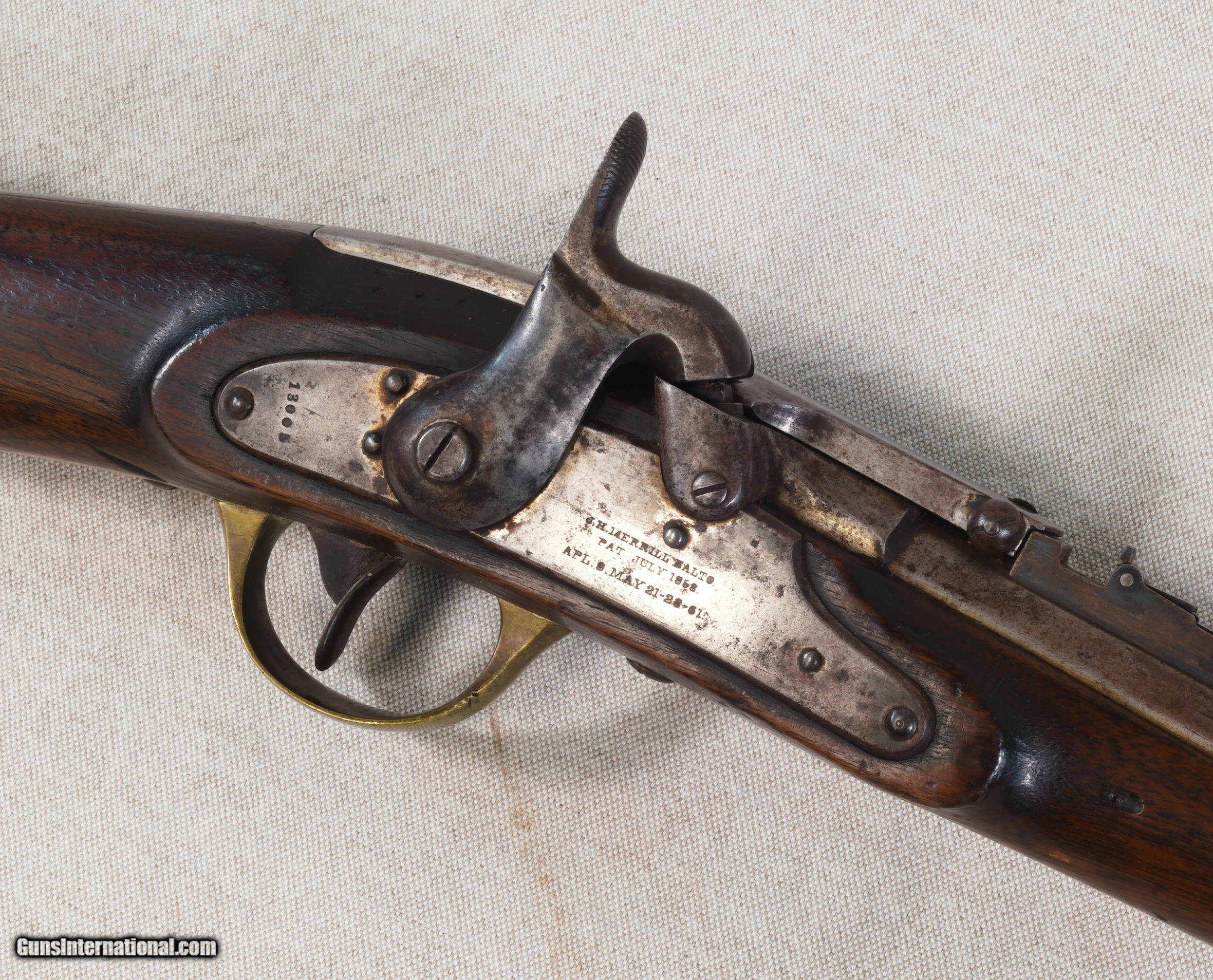 **SOLD** Merrill 1863 Carbine Type II .54 Cal **Civil War - Co. H 7th ...