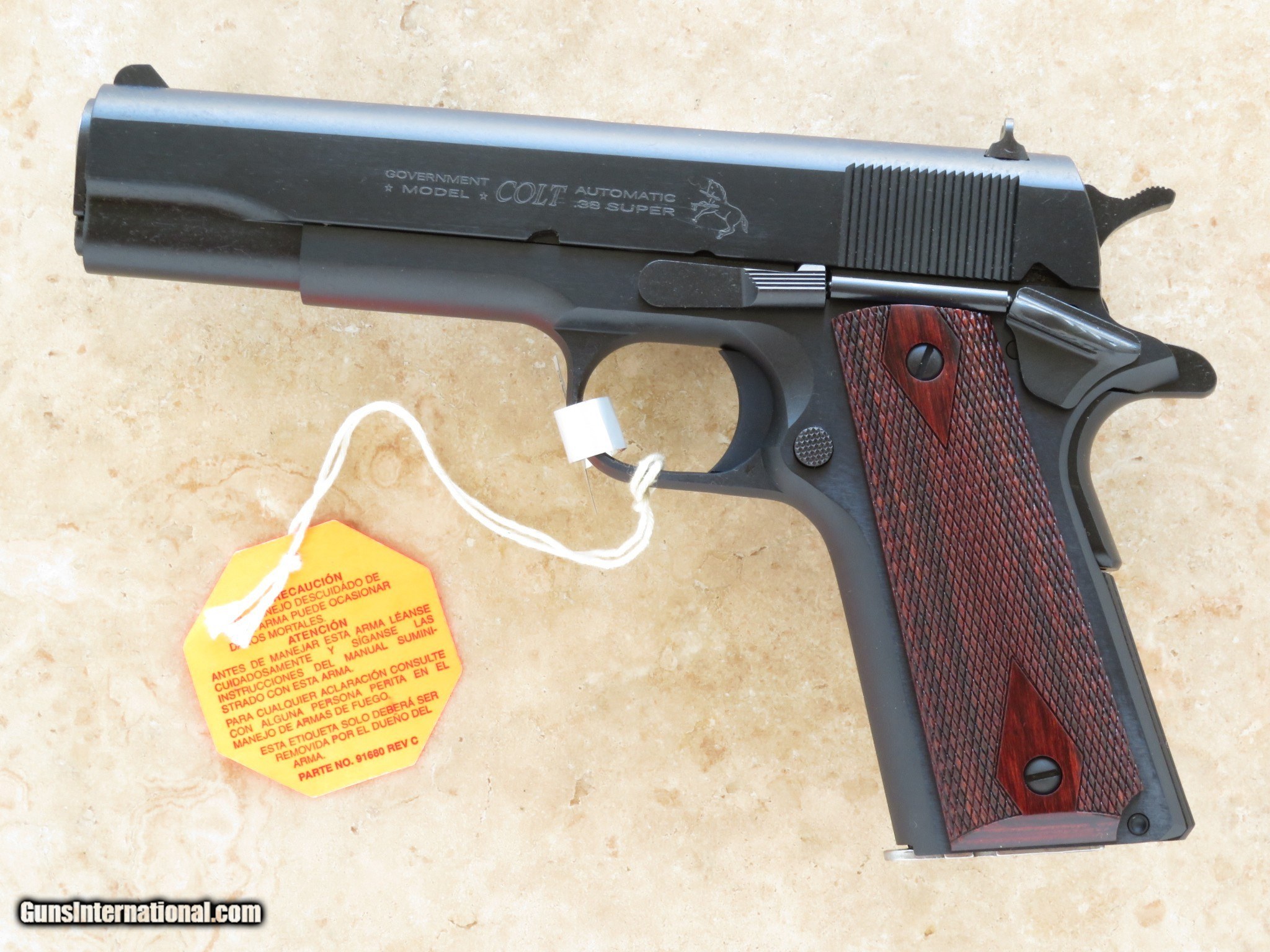 **SOLD** Colt 1911 Government Model, Series 70, Cal. .38 Super **NIB ...