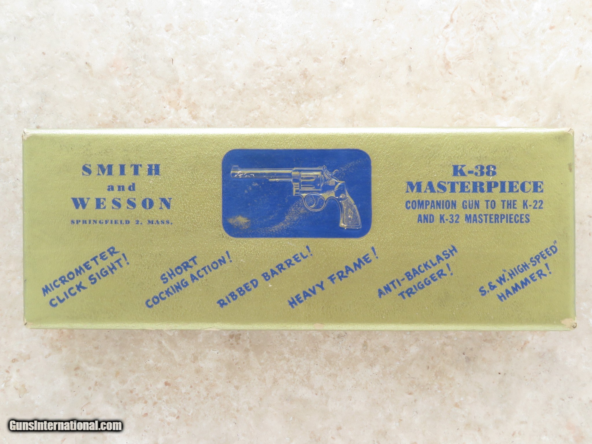 1952 Vintage Smith & Wesson Combat Masterpiece ( Pre-Model 15 ...