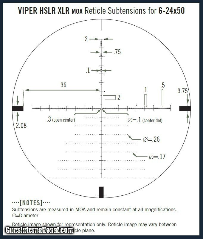 Vortex Viper 6-24x50 HS LR FFP Riflescope and Rings **Excellent Condition with Box, Hood and Rings**