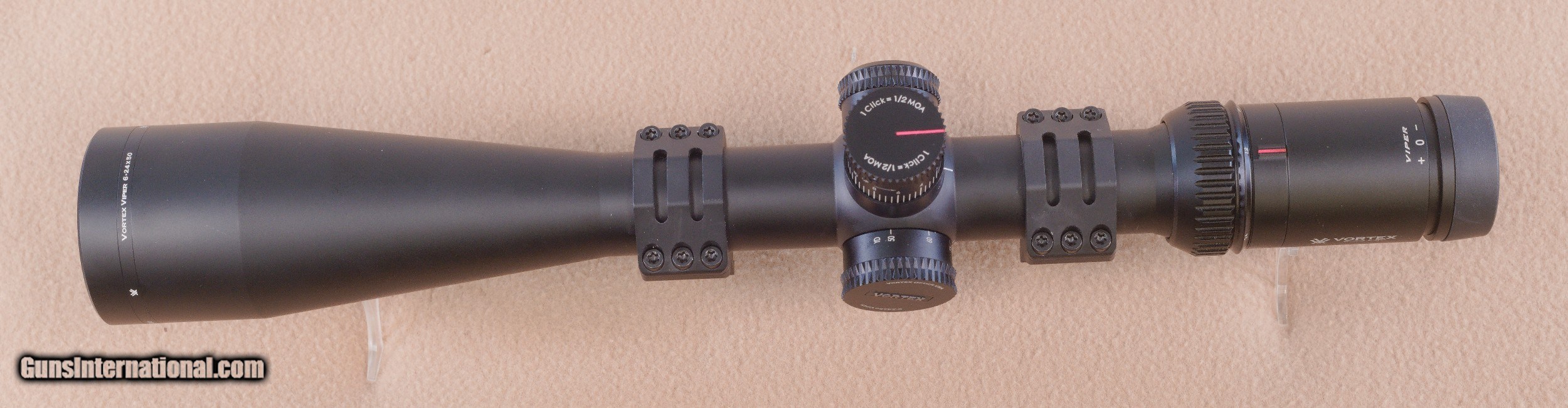 Vortex Viper 6-24x50 HS LR FFP Riflescope and Rings **Excellent ...