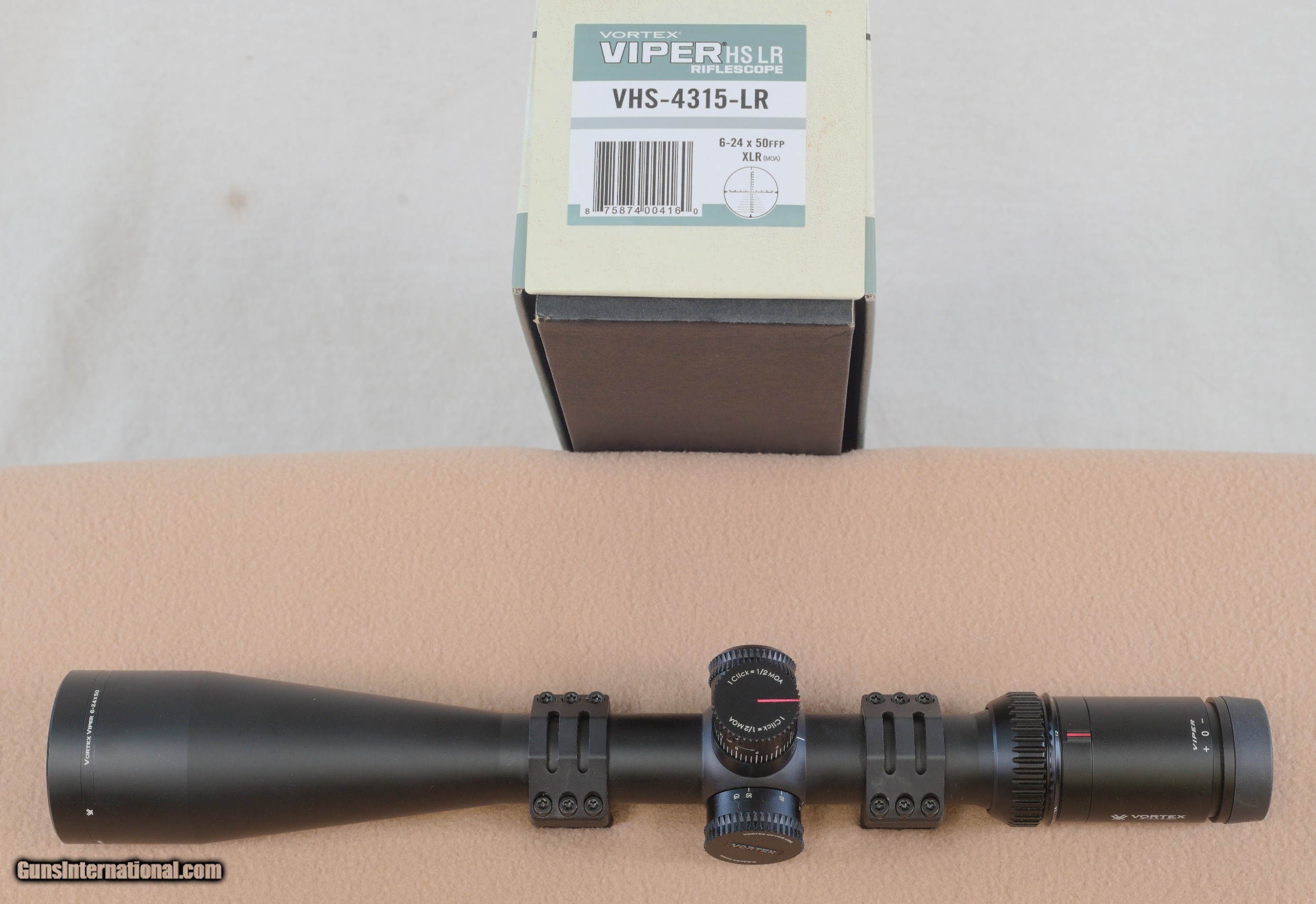Vortex Viper 6-24x50 HS LR FFP Riflescope and Rings **Excellent ...