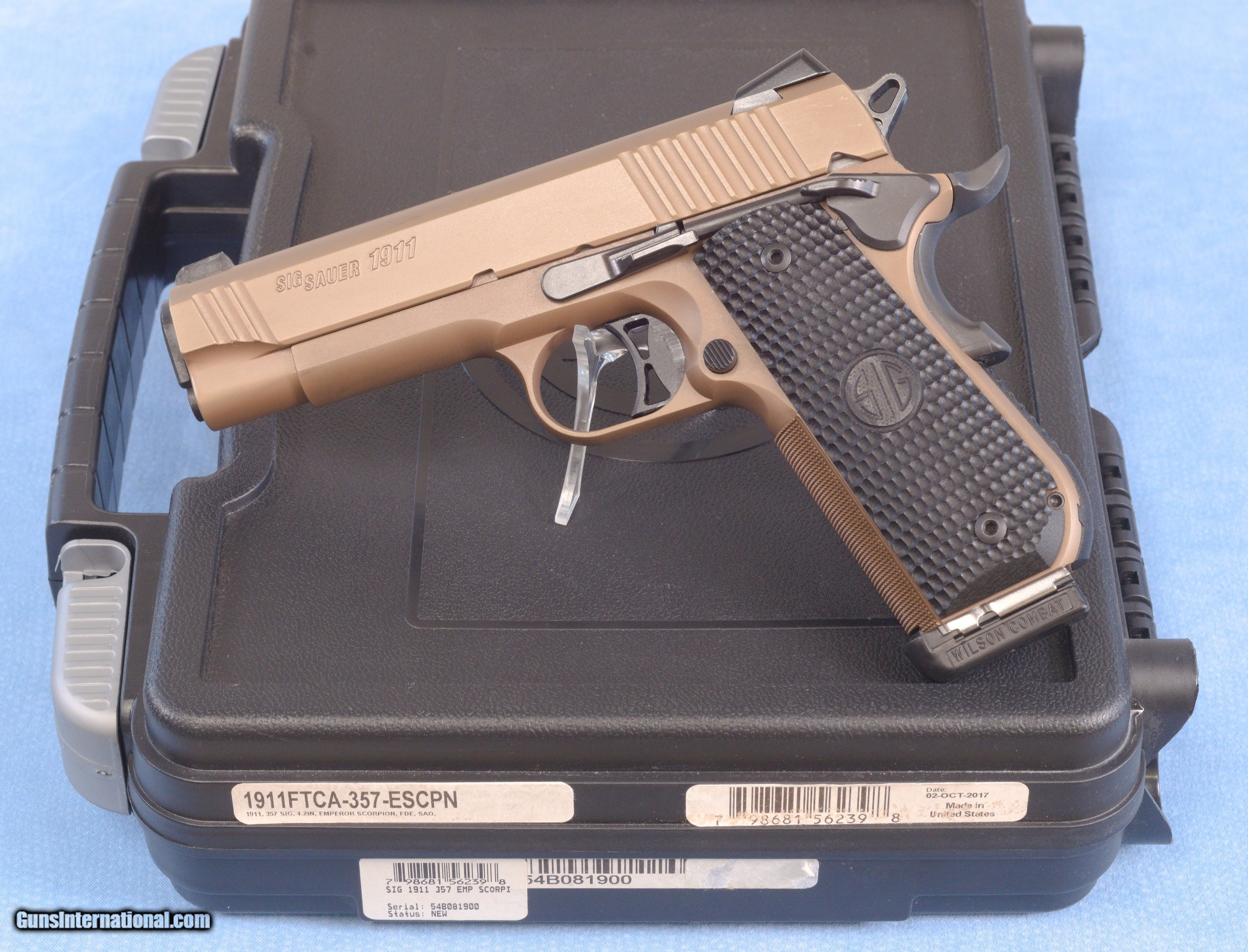 ** SOLD ** Sig Sauer 1911 Emperor Carry Pistol Chambered in .357 Sig ...