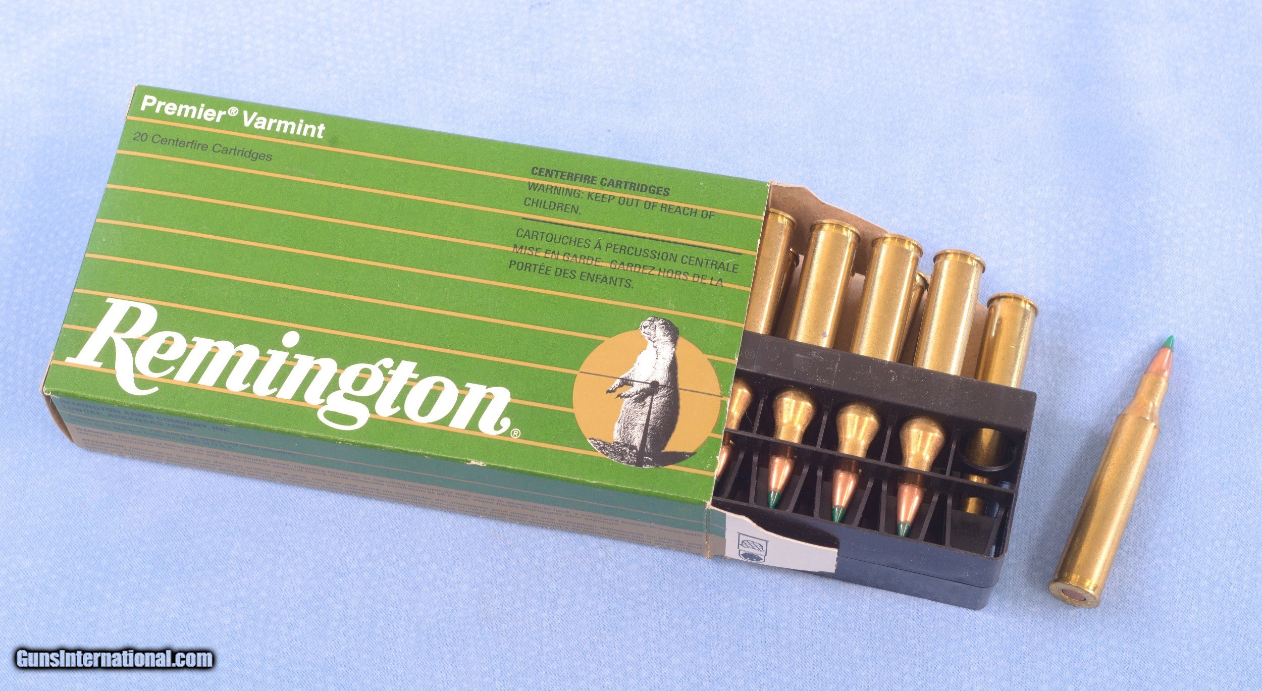 Remington 220 Swift 50 gr V-Max Polymer Tip Boat Tail Ammunition **Case ...