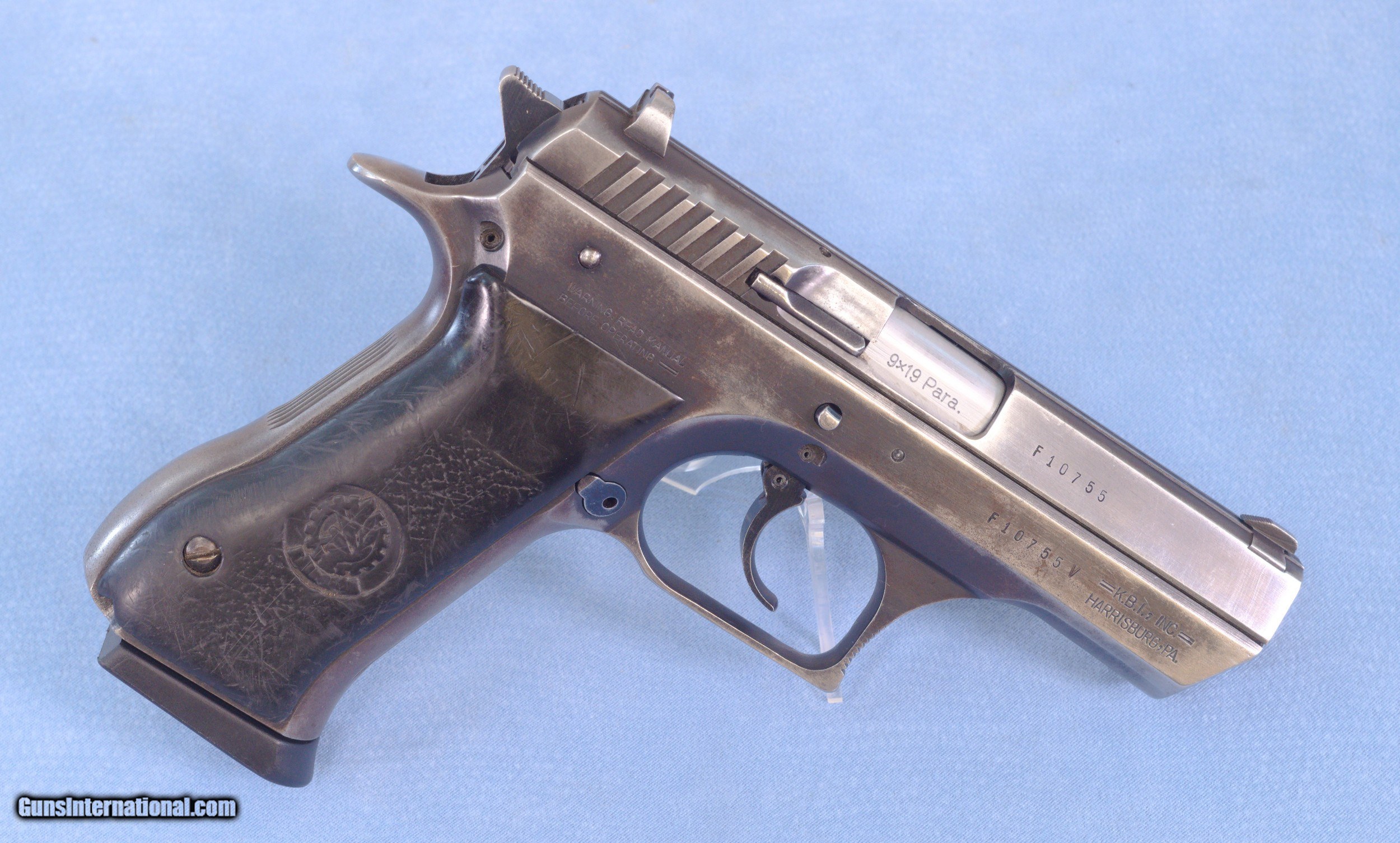 **SOLD** IMI Jericho Model 941FS Steel Frame Pistol in 9mm **Police Trade In - Worn to a ...