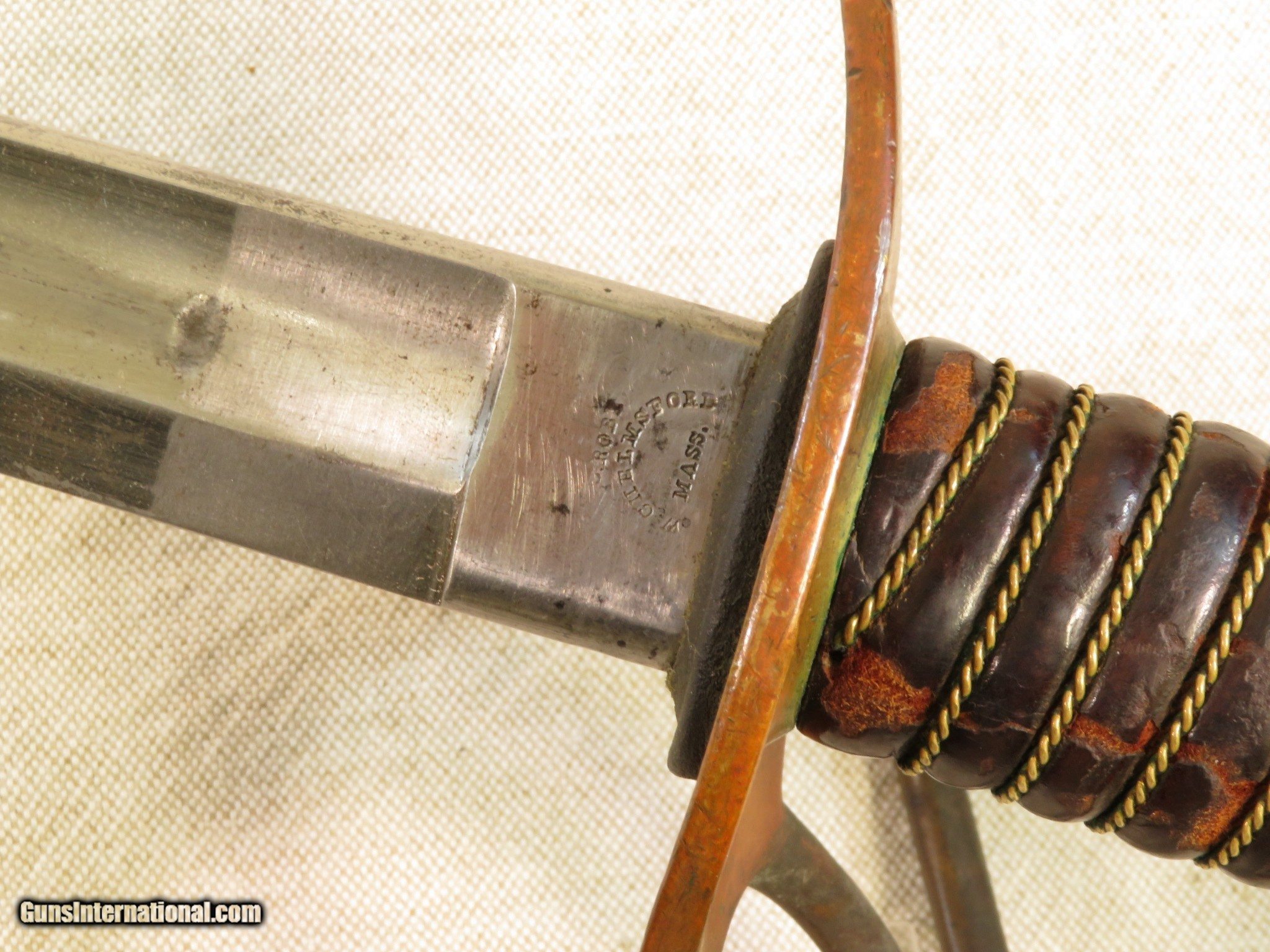 "U.S." Model 1860 Cavalry Sword by C.ROBY, with Scabbard, Civil War