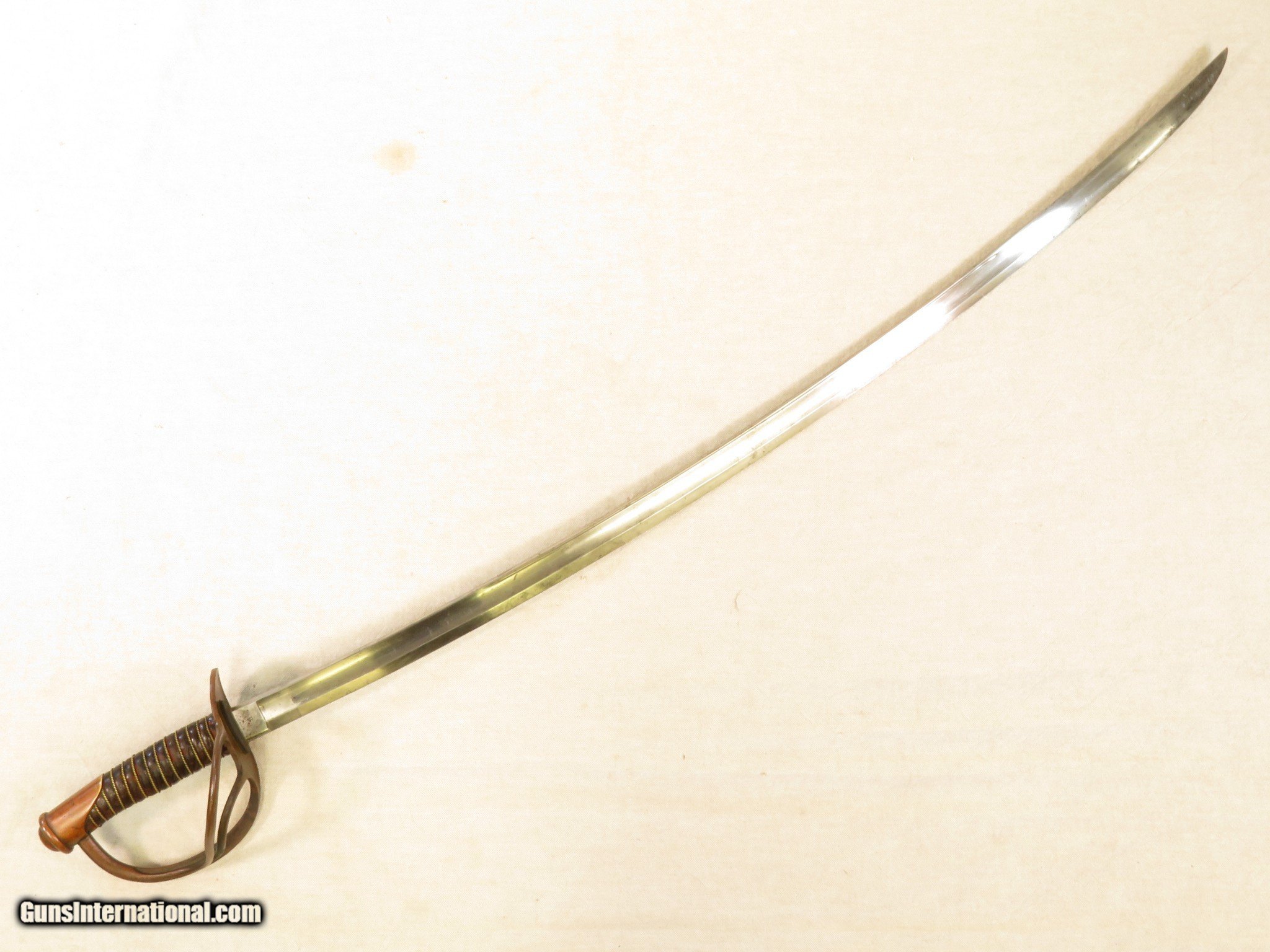 "U.S." Model 1860 Cavalry Sword by C.ROBY, with Scabbard, Civil War