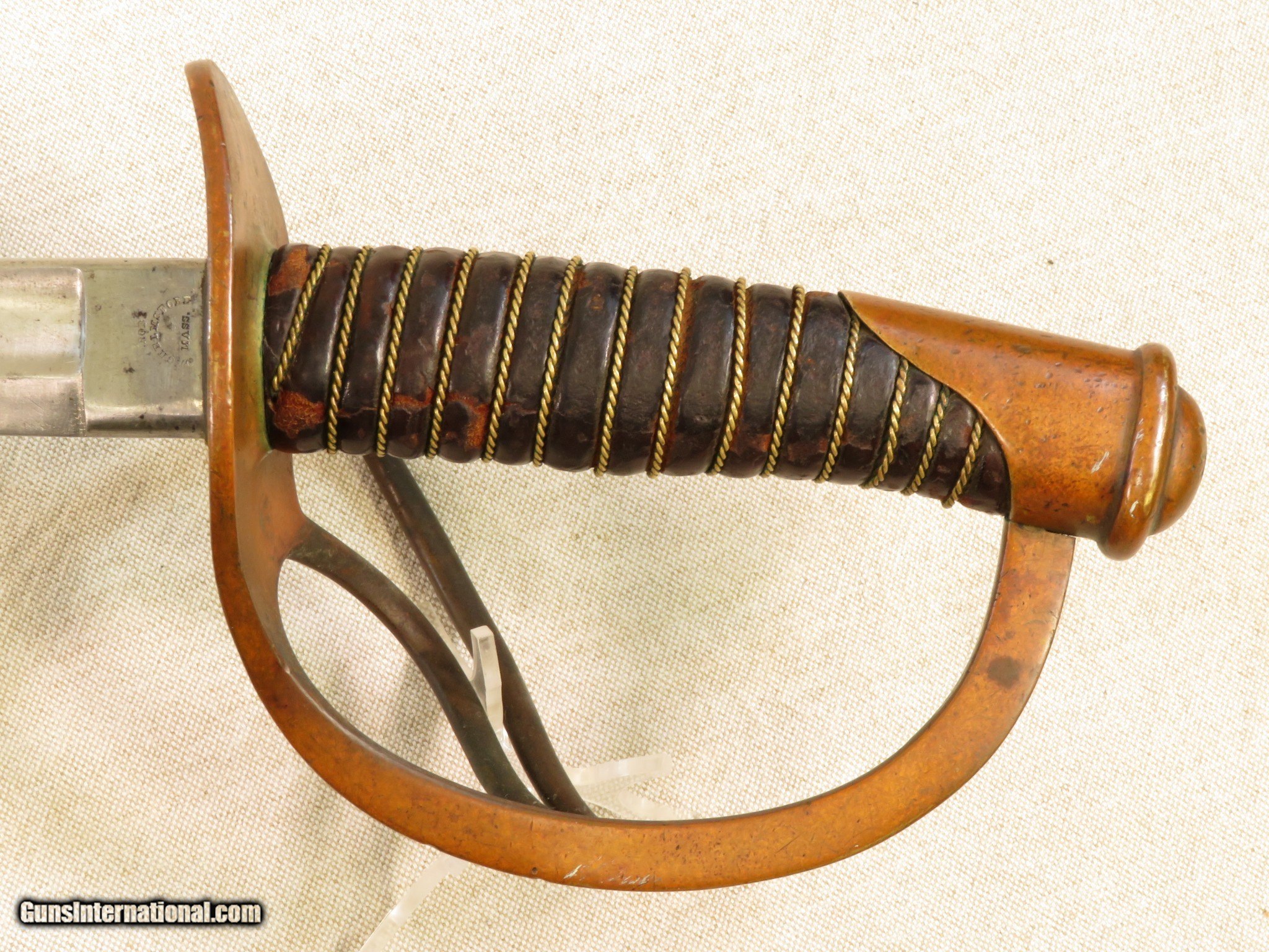 "U.S." Model 1860 Cavalry Sword by C.ROBY, with Scabbard, Civil War