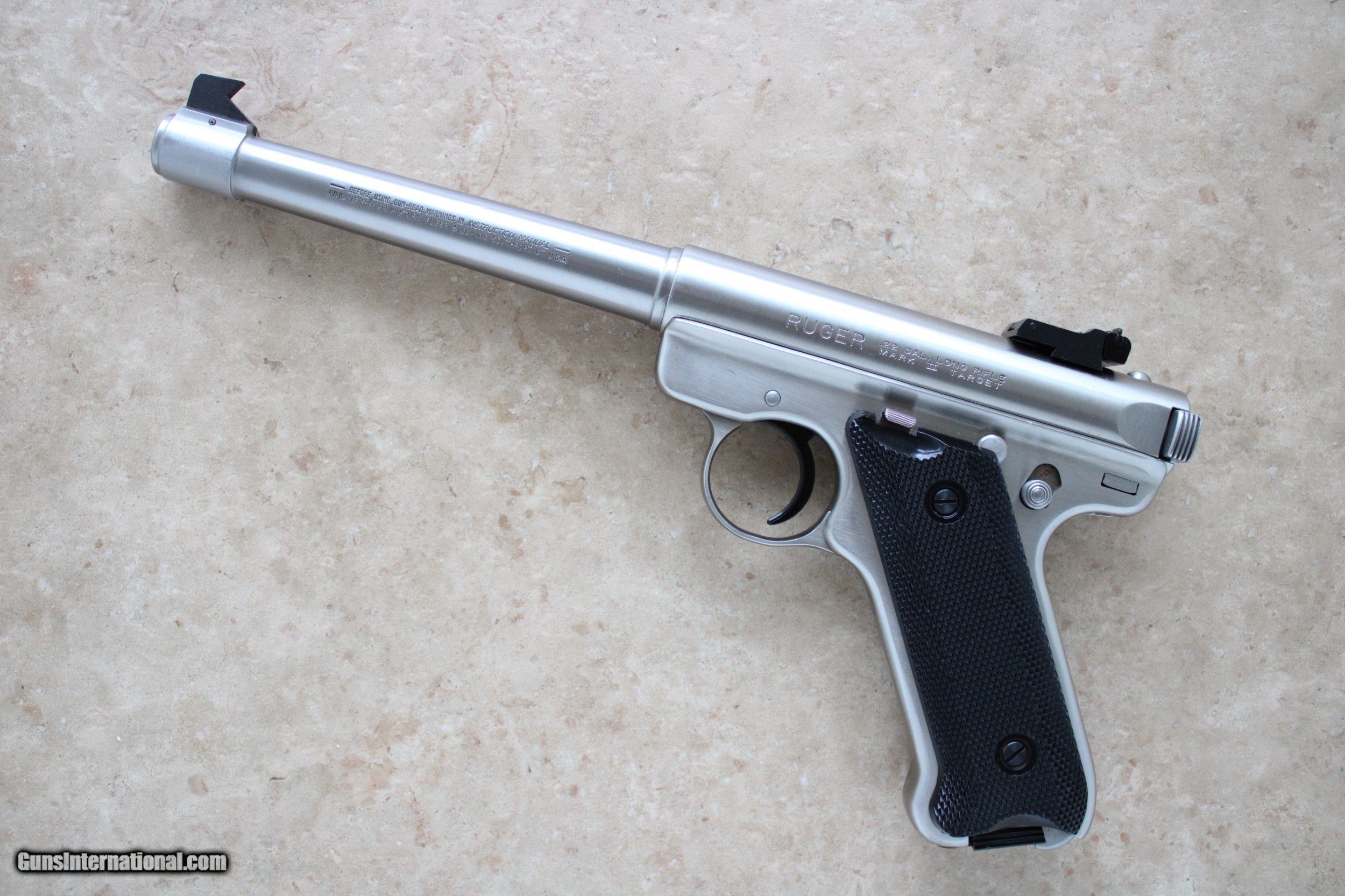 ** SOLD ** 1998 Manufactured Stainless Steel Ruger Mark II Target ...