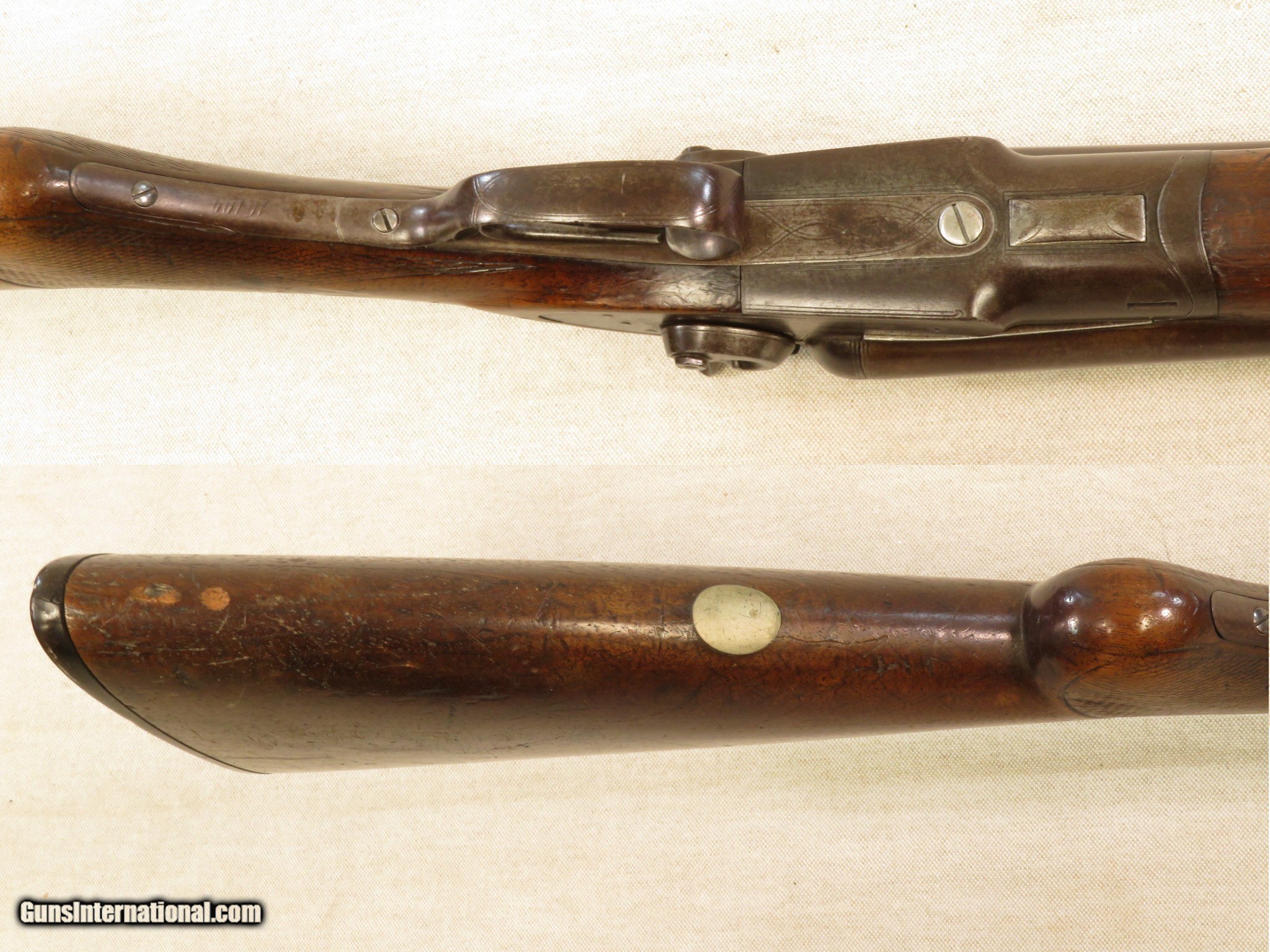 ** SOLD ** Colt Model 1878 Hammer Double Barrel Shotgun, 12 Gauge, 1885 ...