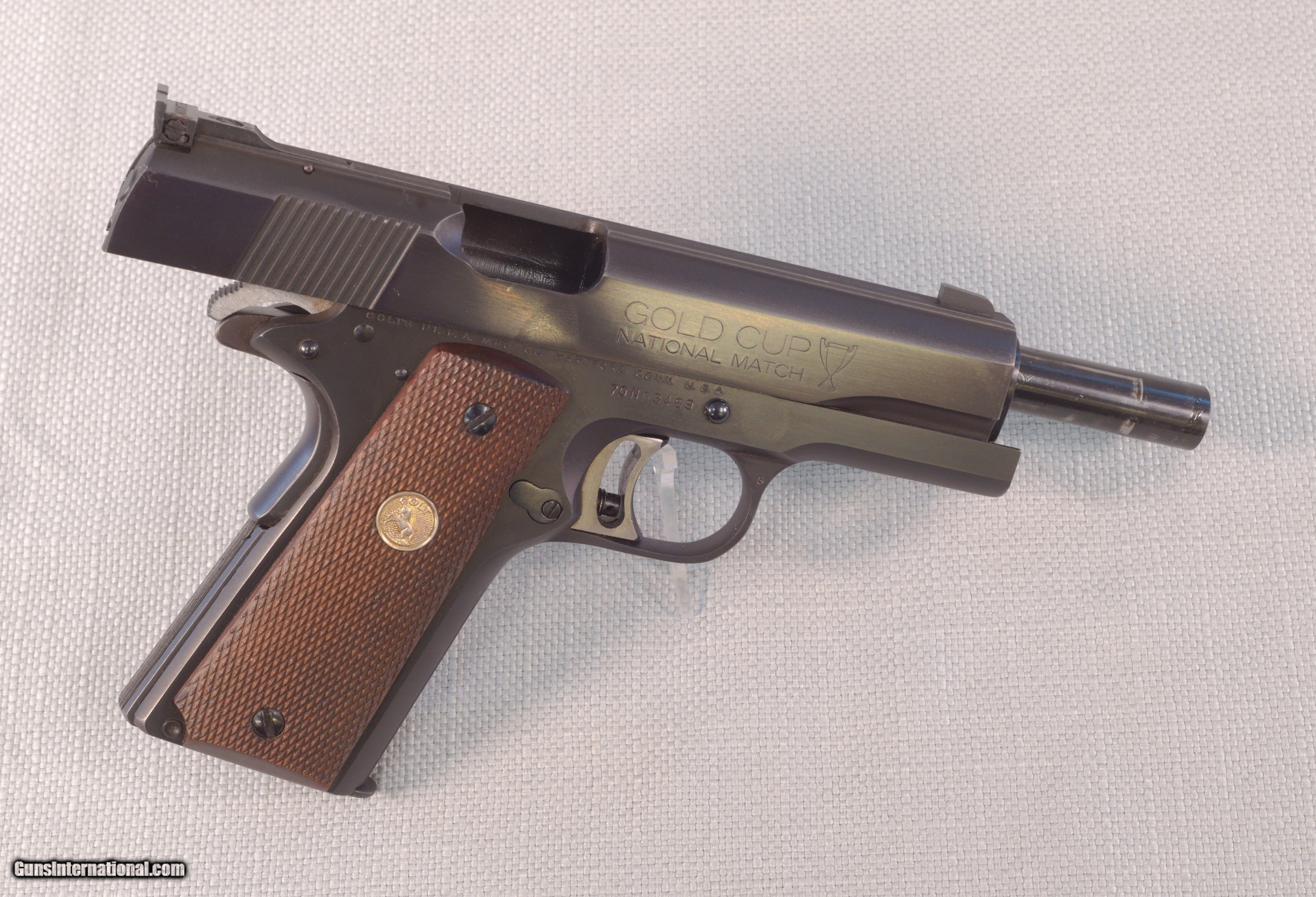 **SOLD**Colt MkIV Series 70 Gold Cup National Match 1911 Semi Auto Pistol in .45 Auto Caliber ...