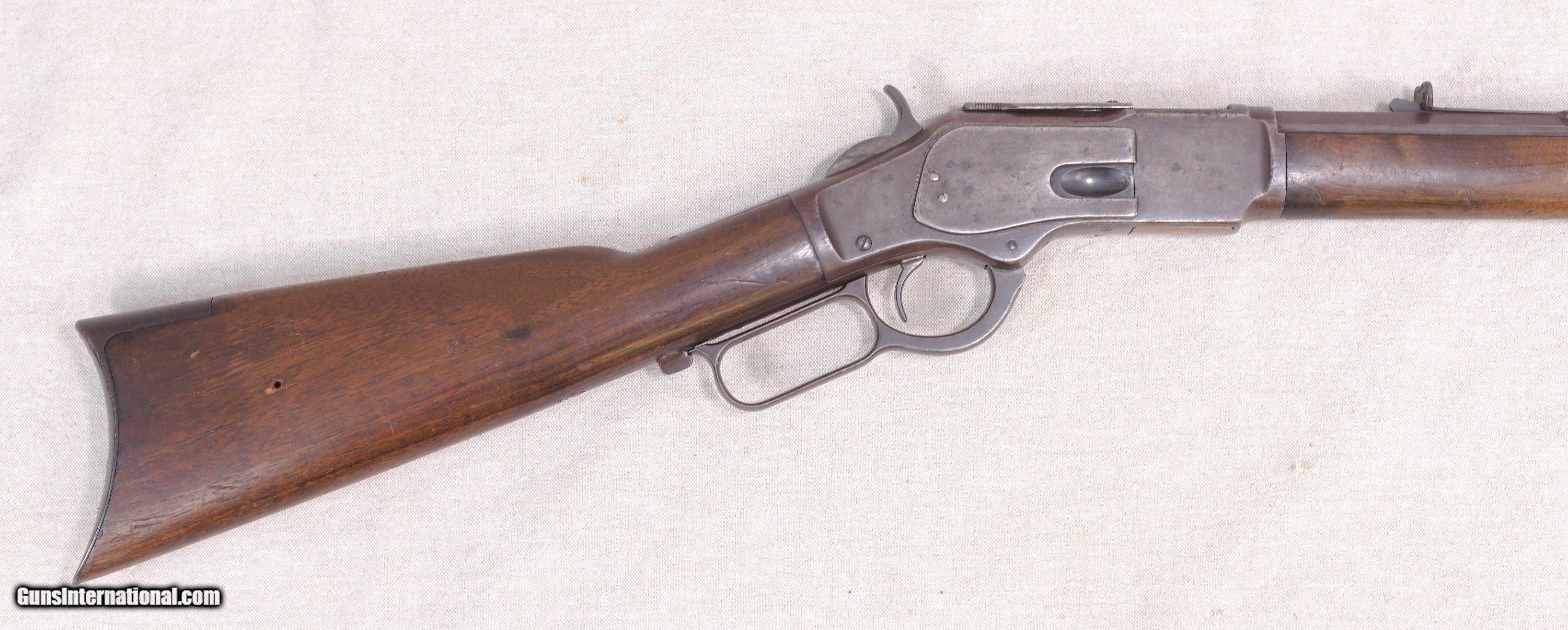 SOLD ** Winchester Model 1873 Lever Action Rifle Chambered in .38 WCF ...