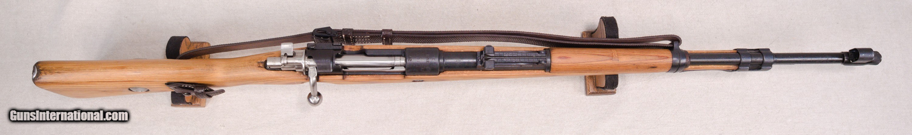 **SOLD**Mitchell Mauser bnz 42 K98 Bolt Action in 8mm Mauser Cal **Mfg 1942 - Box - Sling - Rear ...