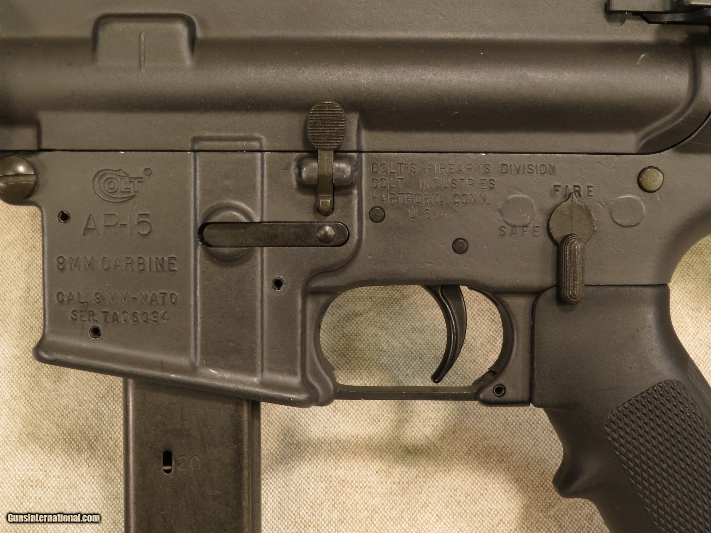 ***SOLD***1980's Vintage Colt AR-15 9MM Carbine R6450 **Pre Ban**