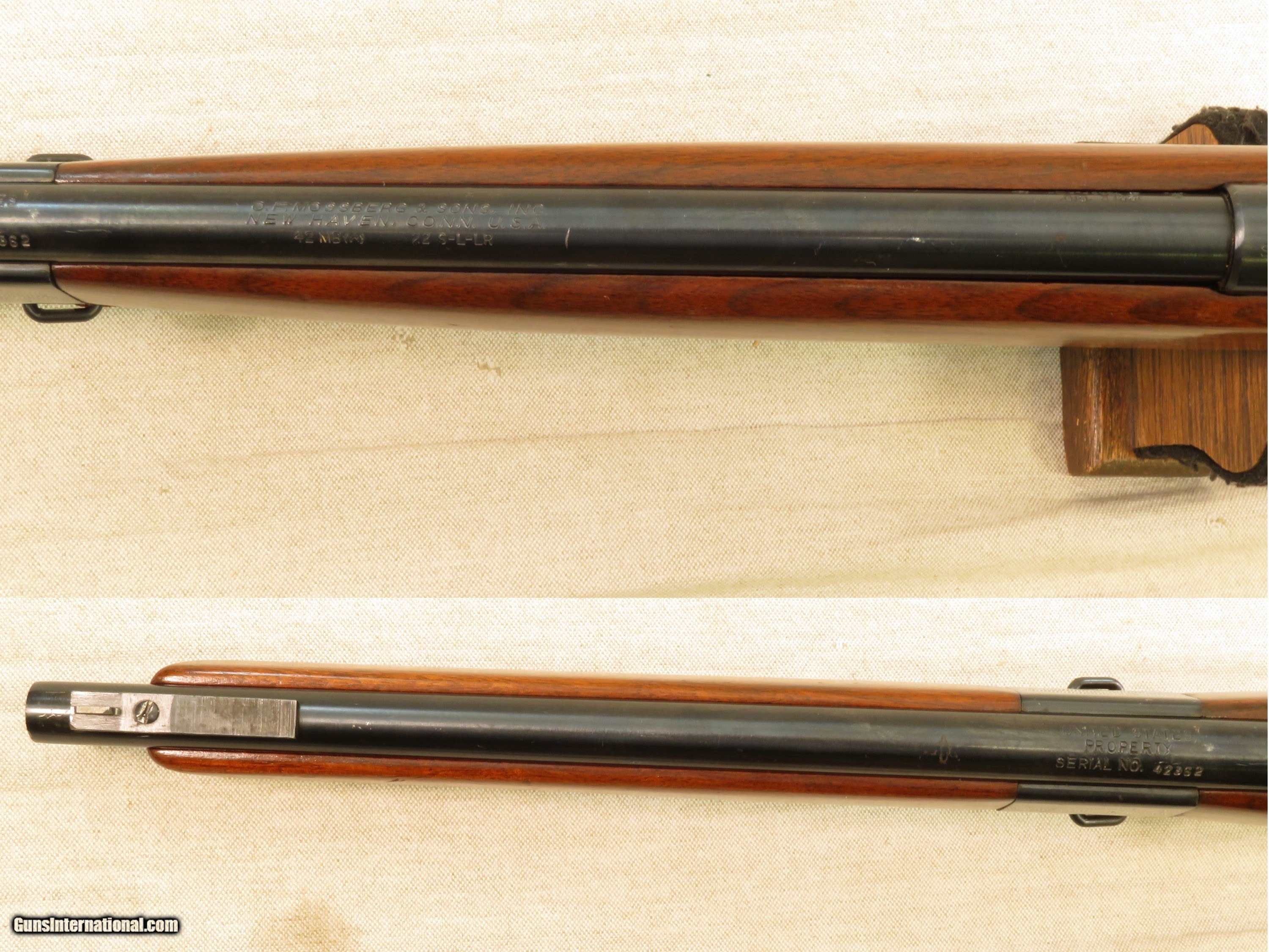 ***SOLD*** Mossberg Model 42MB British Lend Lease, Cal. .22 LR ...