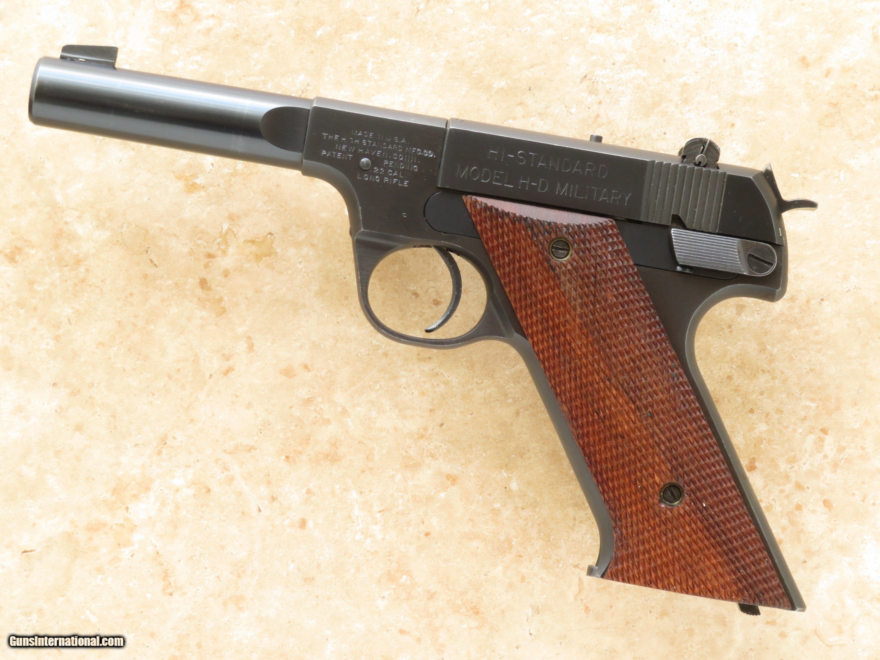 High Standard Model H-D Military, Cal. .22 LR, Made from 1945 to 1950 ...