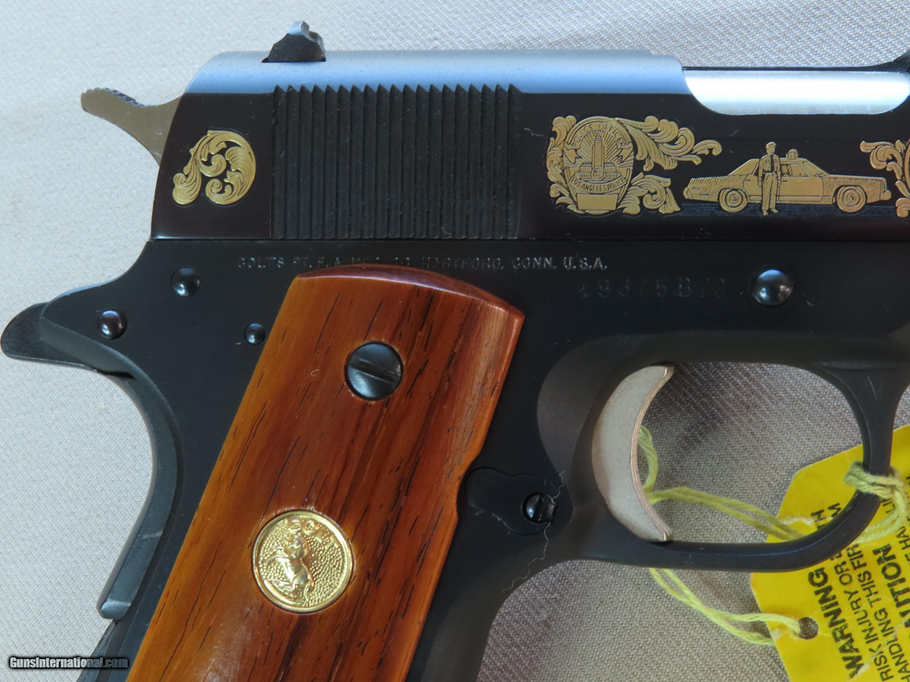 ** SOLD ** Colt Government Model 1911 Los Angeles Police Department ...