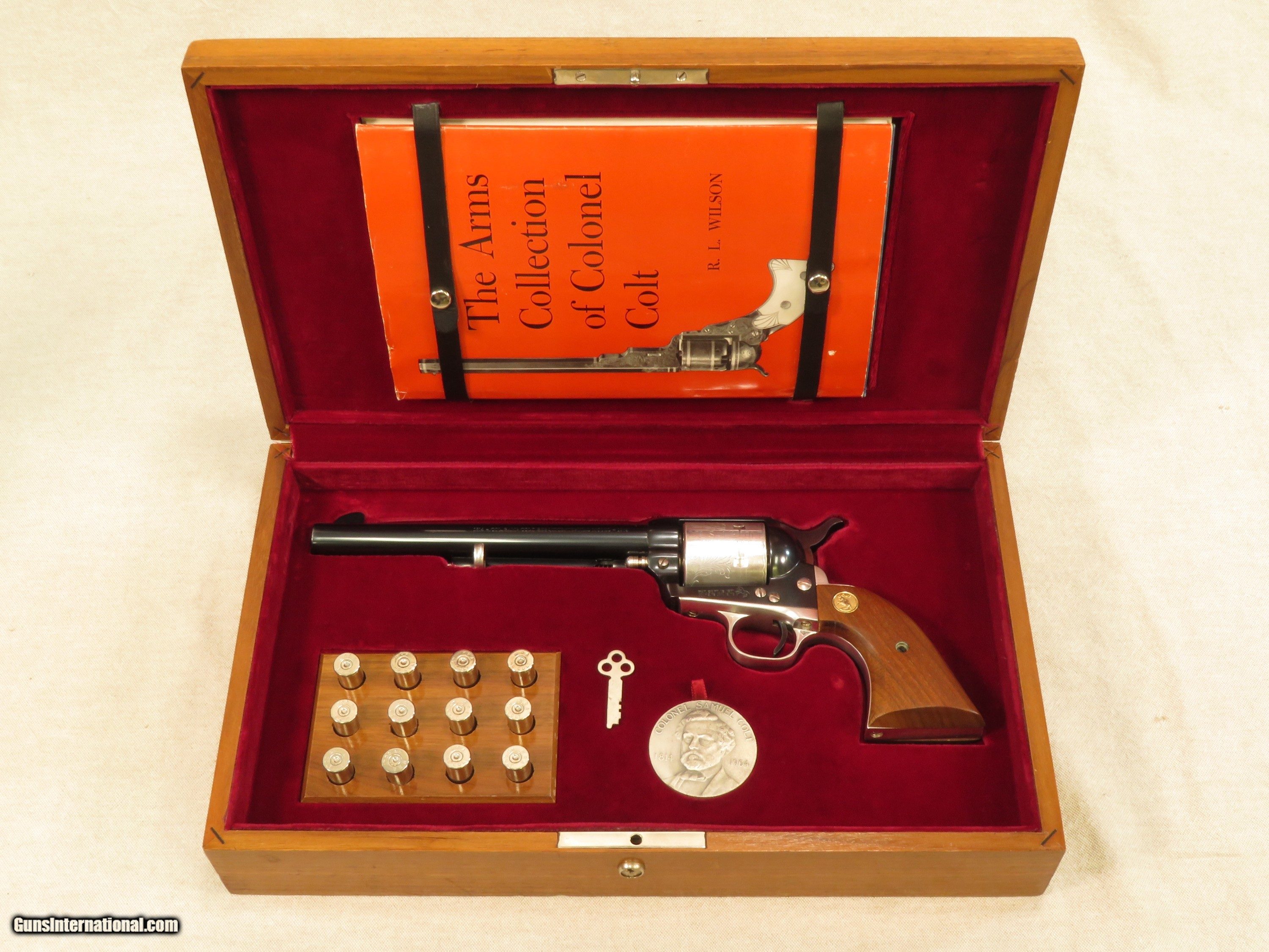 ** SOLD ** Col. Samuel Colt Sesquicentennial (1814-1964) Model Single Action Army, Cal. .45 LC ...