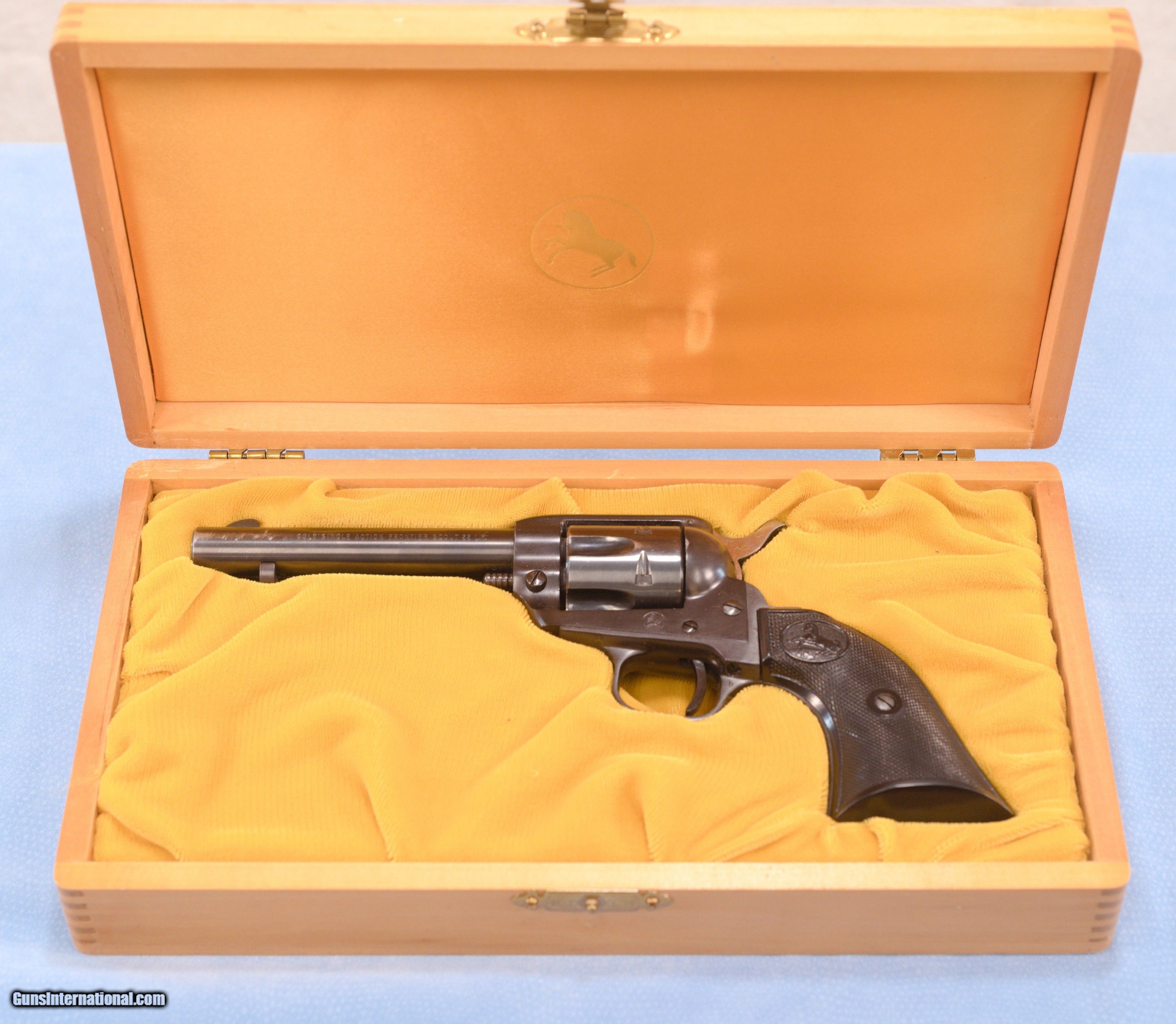 Colt Frontier Scout Single Action .22 Caliber **Presentation Box - Mfg ...