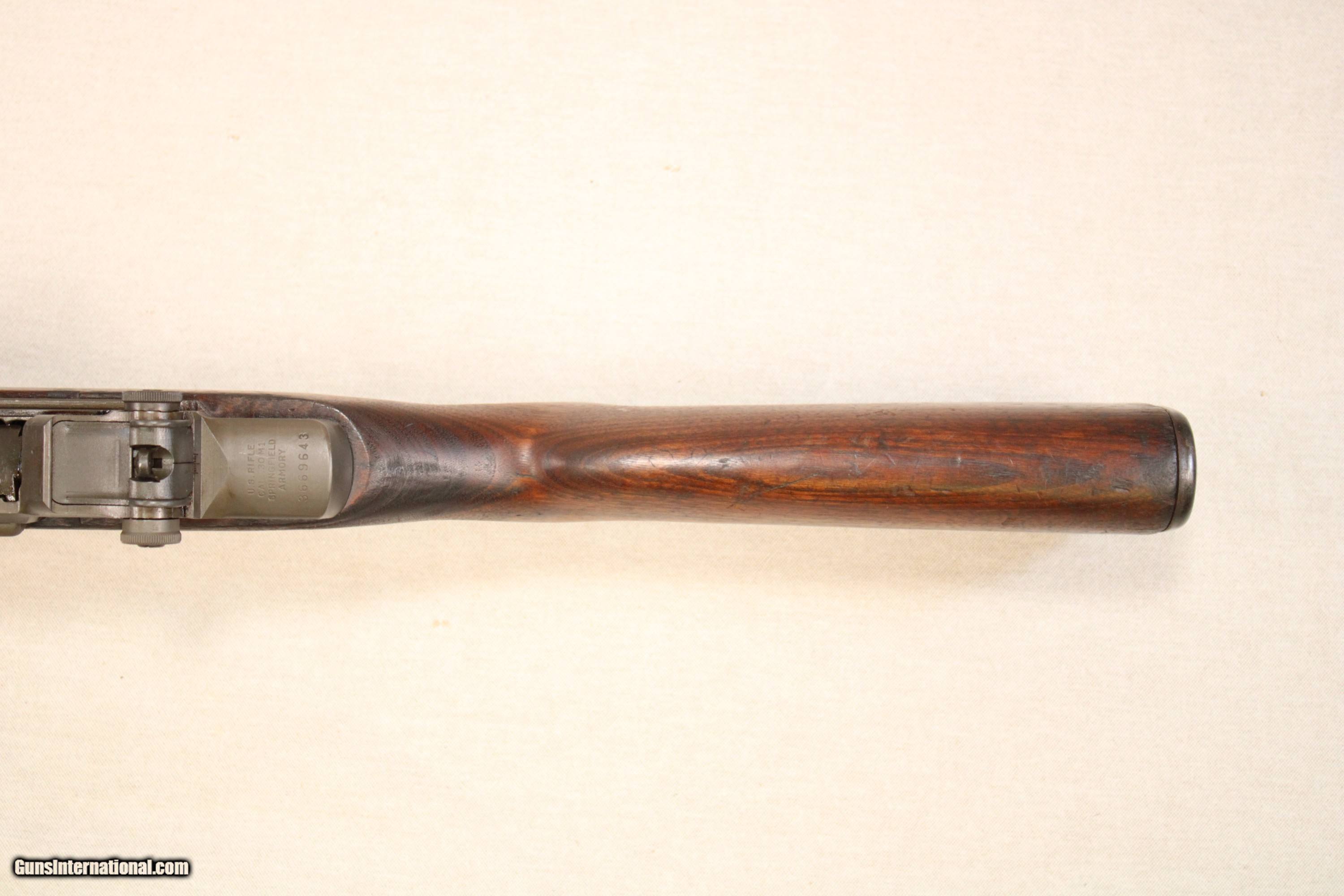 **SOLD** WWII / 1945 Manufactured U.S. Springfield M1 Garand chambered ...