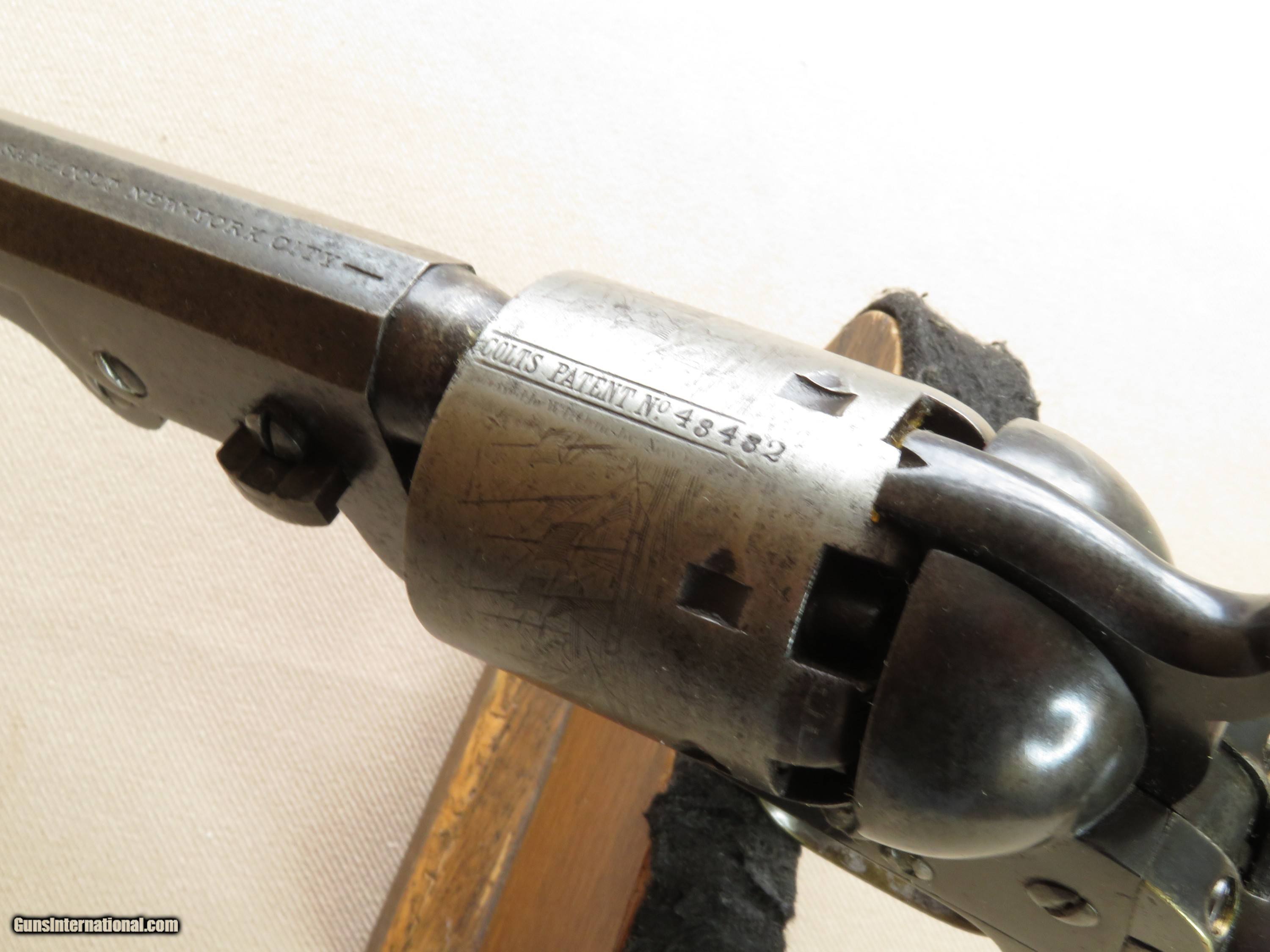 **SOLD**1856 Vintage Colt Model 1851 Navy .36 Caliber Cap & Ball ...