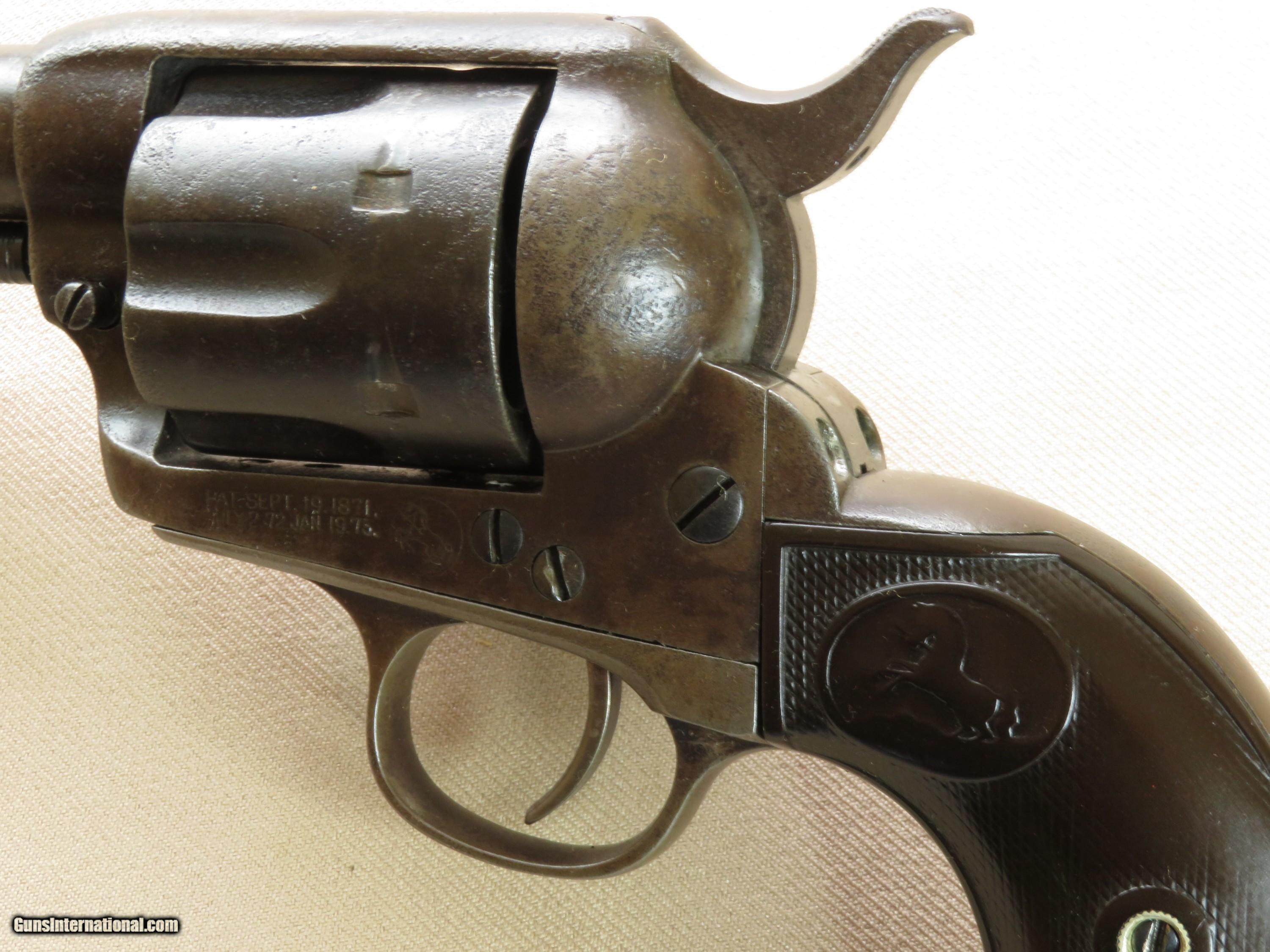 **SOLD**Colt Single Action Army 1st Generation 1902 Mfg. 5-1/2" Barrel .45 Colt Caliber ...