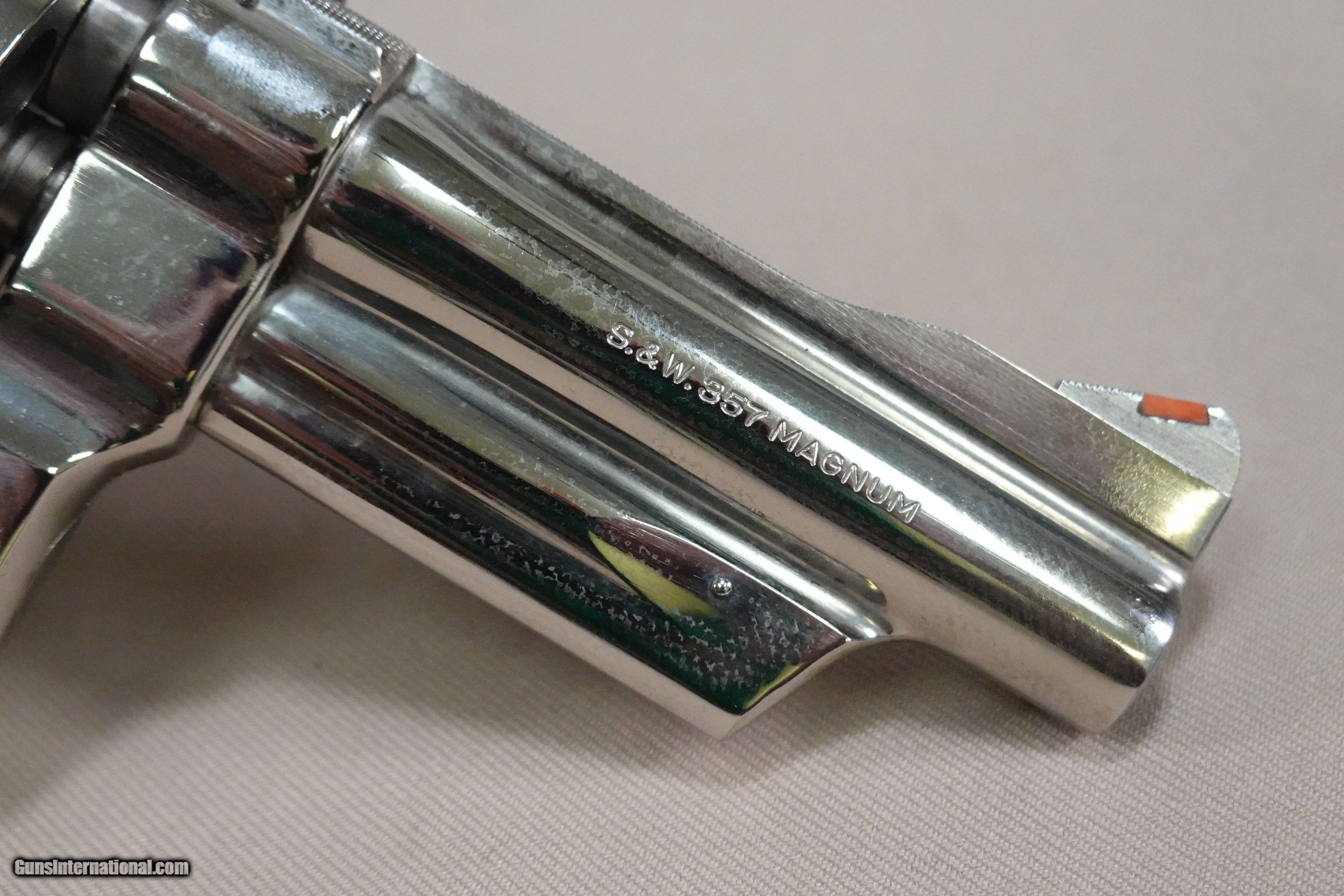 ** SOLD ** 1980 4" Nickel Smith & Wesson Model 27-2 .357 Magnum ...