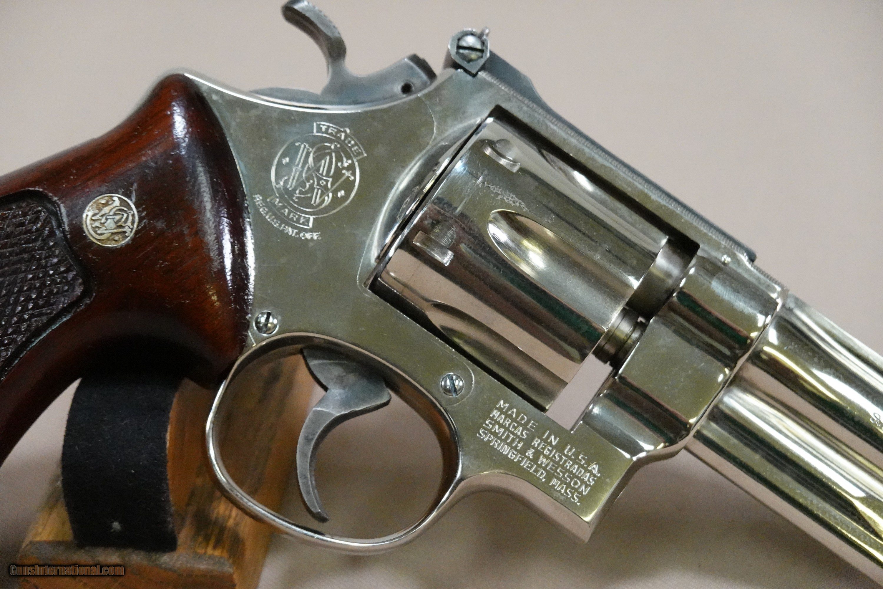 ** SOLD ** 1980 4" Nickel Smith & Wesson Model 27-2 .357 Magnum ...