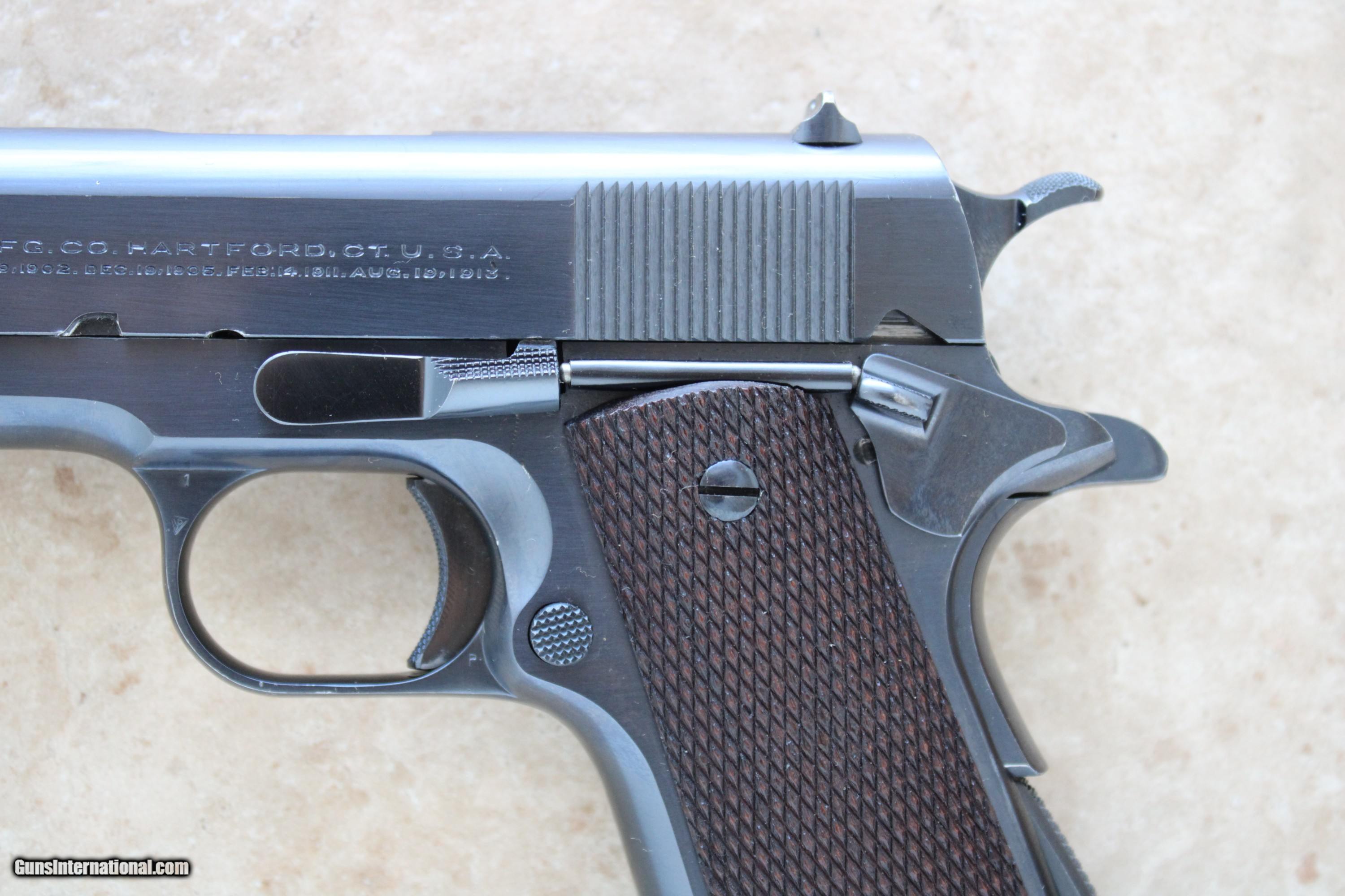 1927 Vintage Colt Pre-War Government Model chambered in 45acp ...