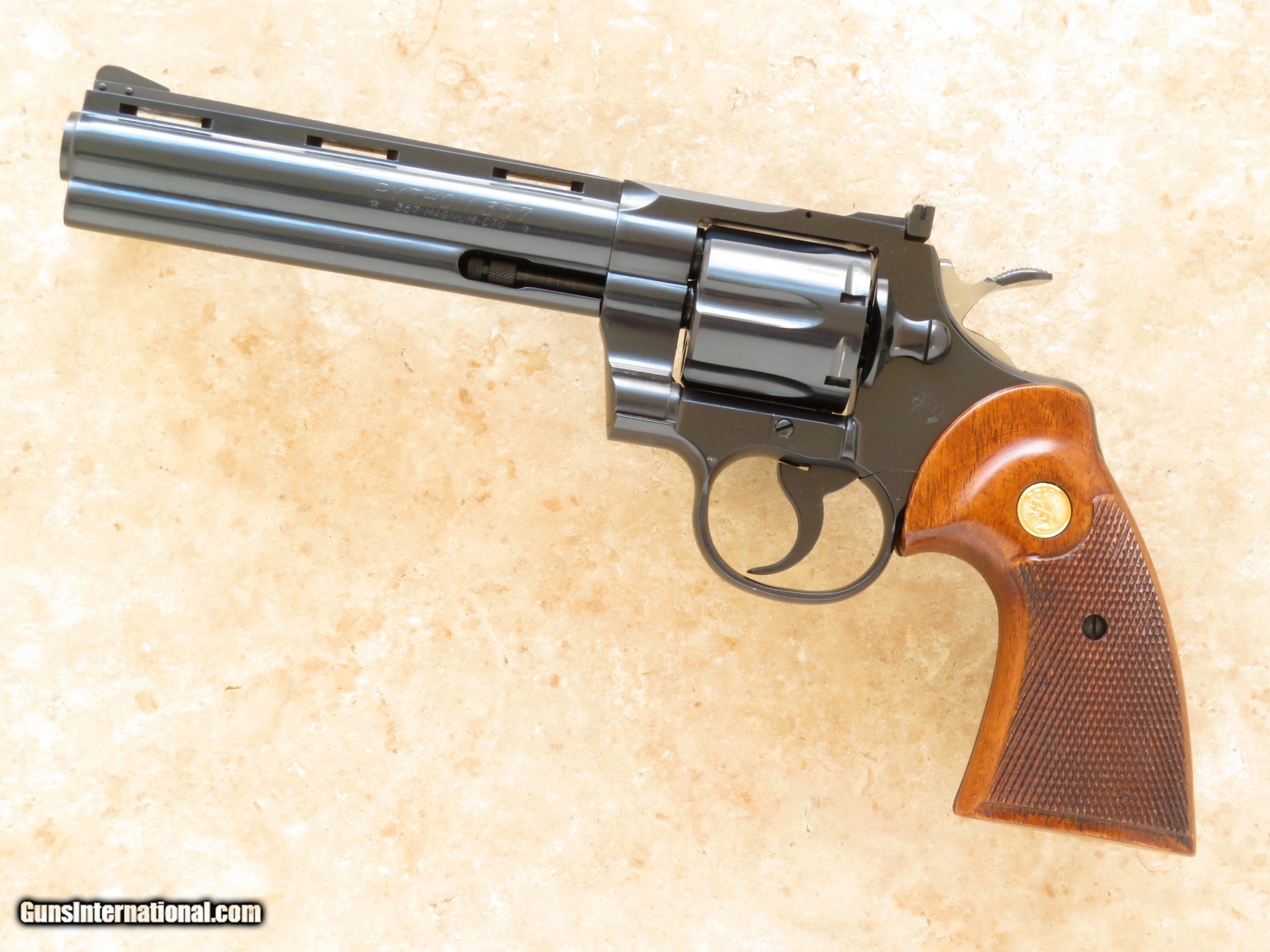 ***SOLD***Colt Python, Vintage 1969, Cal. .357 Magnum, 6 Inch Barrel ...