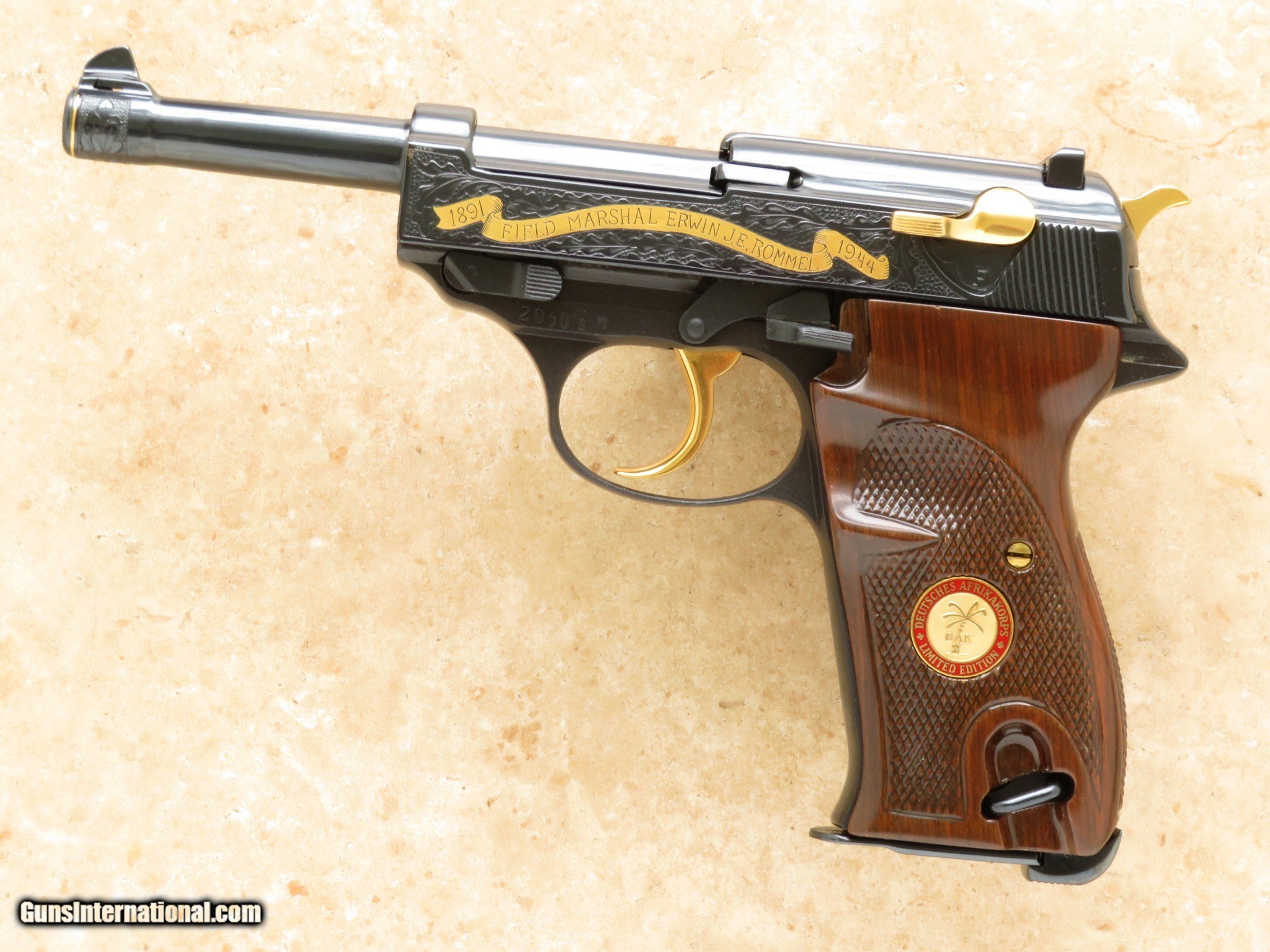 **sold** Walther P-38, The American Historical Foundation Erwin Rommel ...