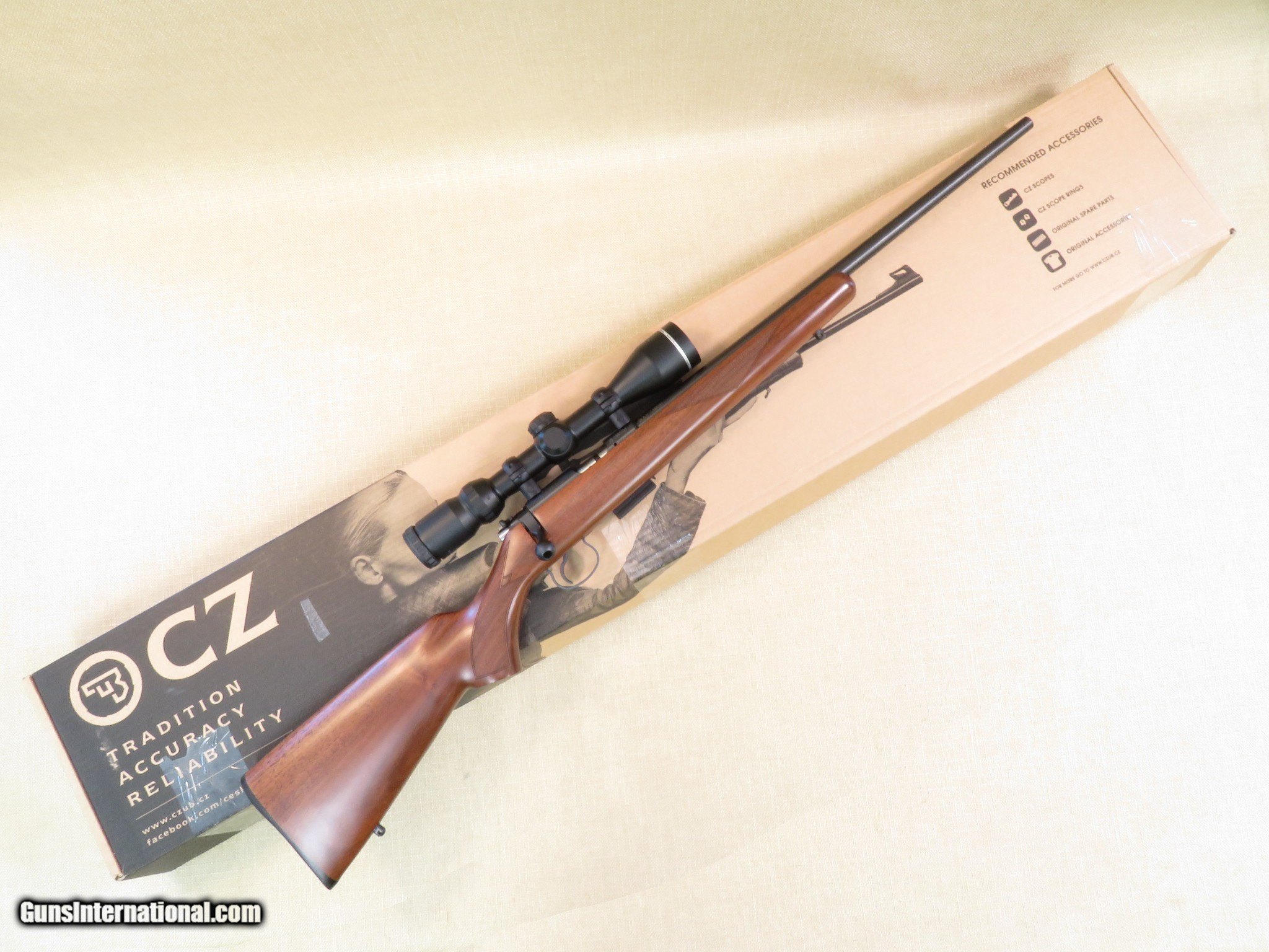 ** SOLD ** CZ Model 455, Cal. .17 HMR (Hornady Magnum Rimfire), Like New