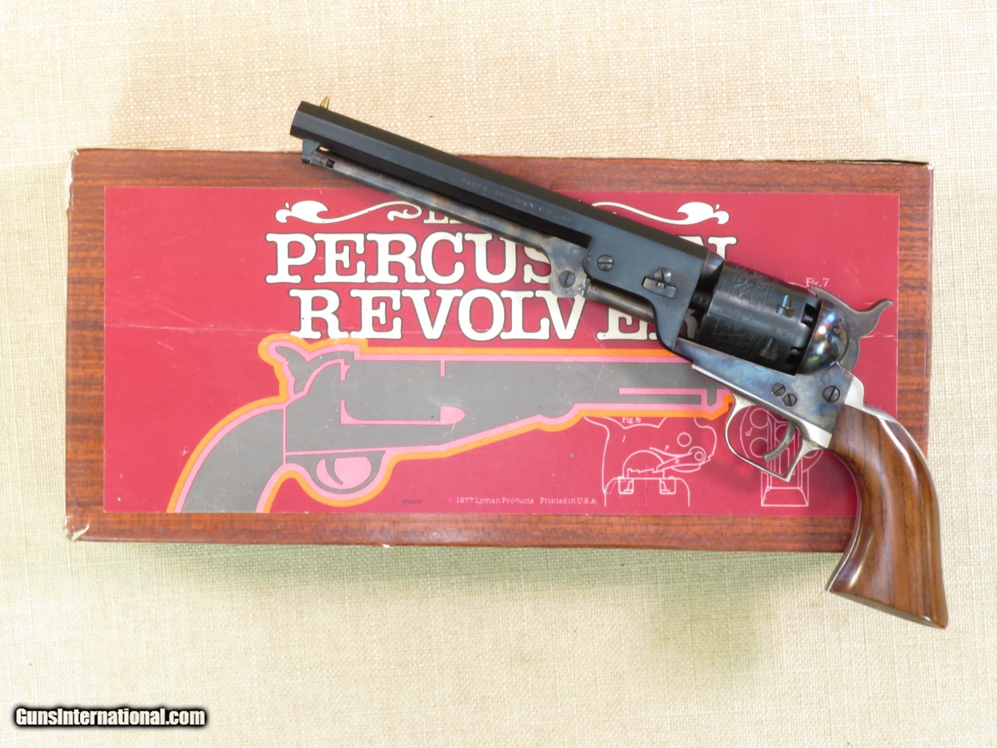 ** SOLD ** Lyman 1851 Navy, Colt Replica, Cal. .36 Percussion Revolver