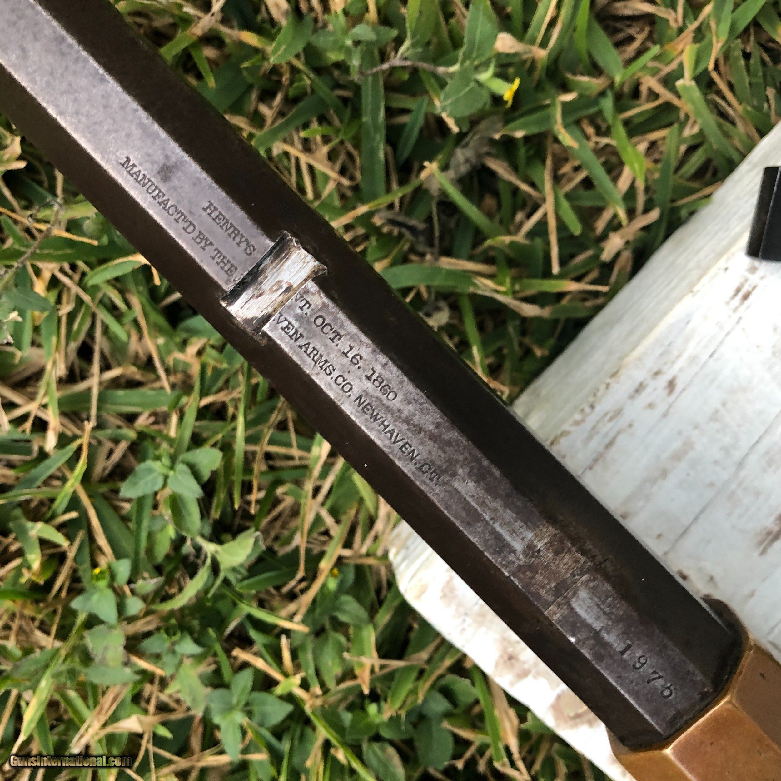 Henry Rifle 1st type and Early Brass Frame for sale