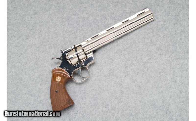 Colt Python - 8" Nickel - .357 MAG.