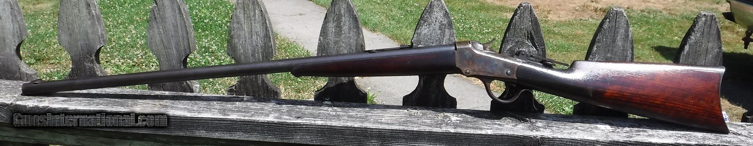 WINCHESTER MODEL 1885 LOW WALL CAL. 38 WCF - GOOD CASE COLORS
