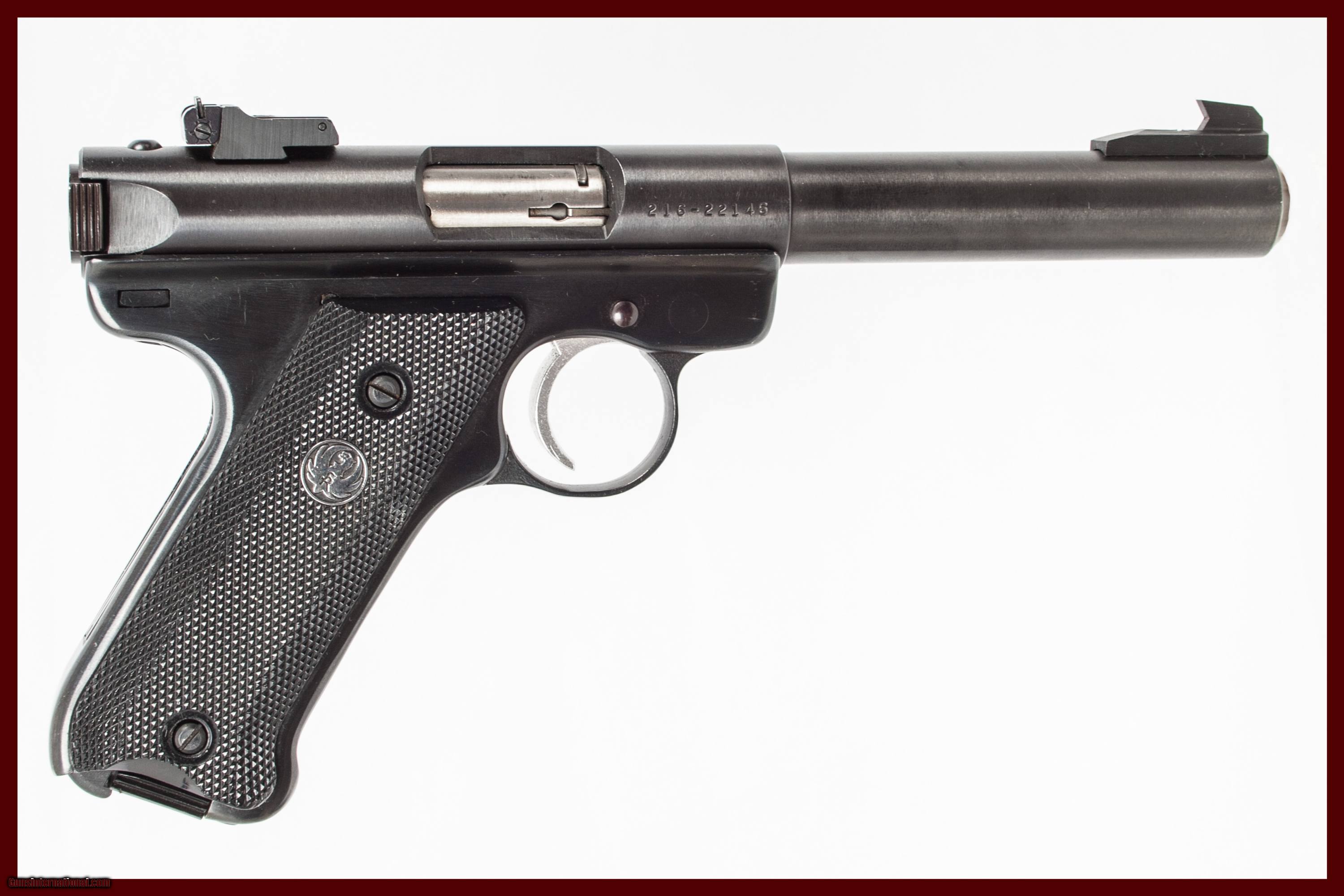 RUGER MK II TARGET 22LR USED GUN INV 209206 RUGER MK II TARGET 22LR USED GUN INV 209206