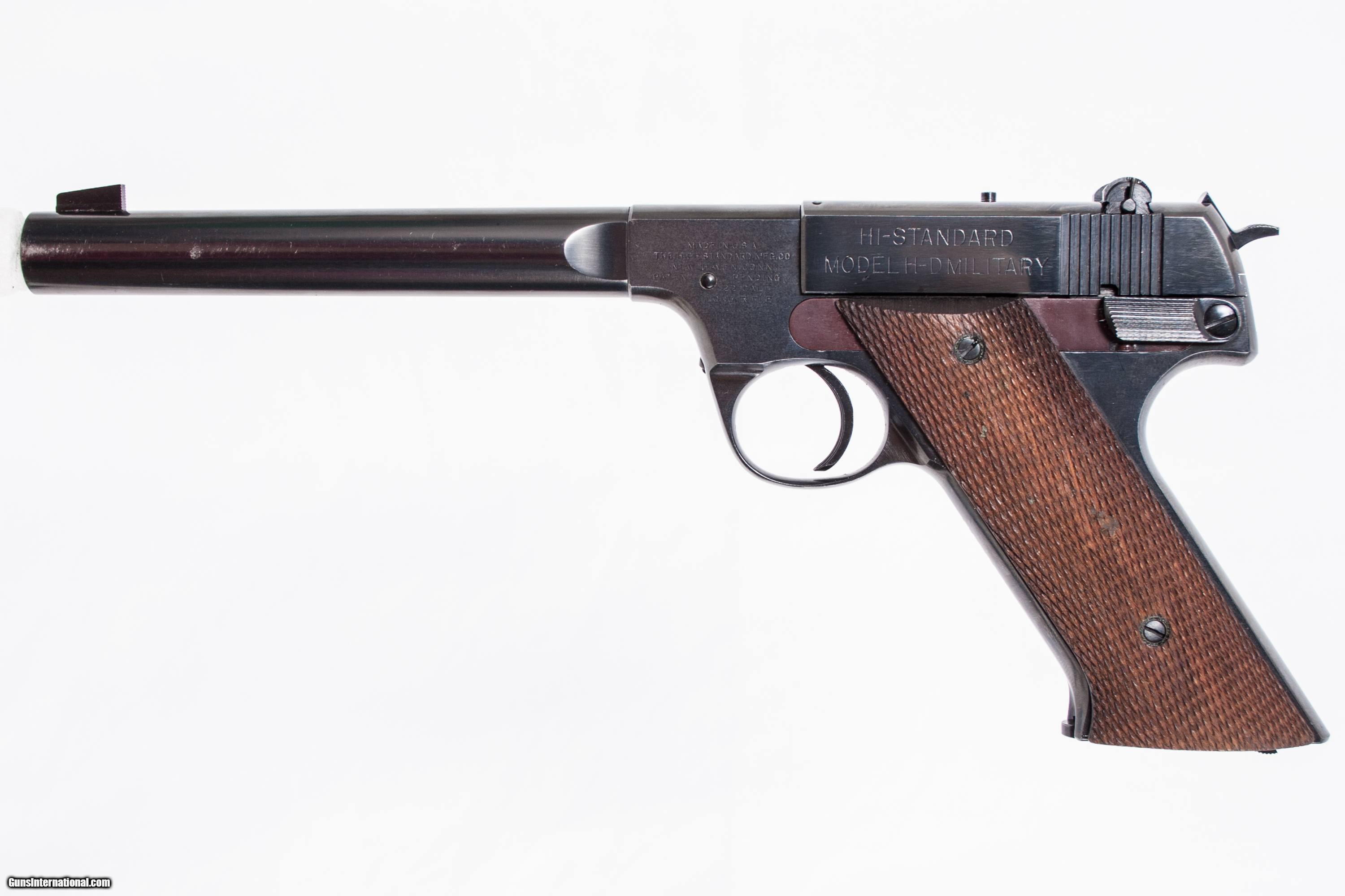 HIGH STANDARD H-D MILITARY 22 LR USED GUN INV 222063