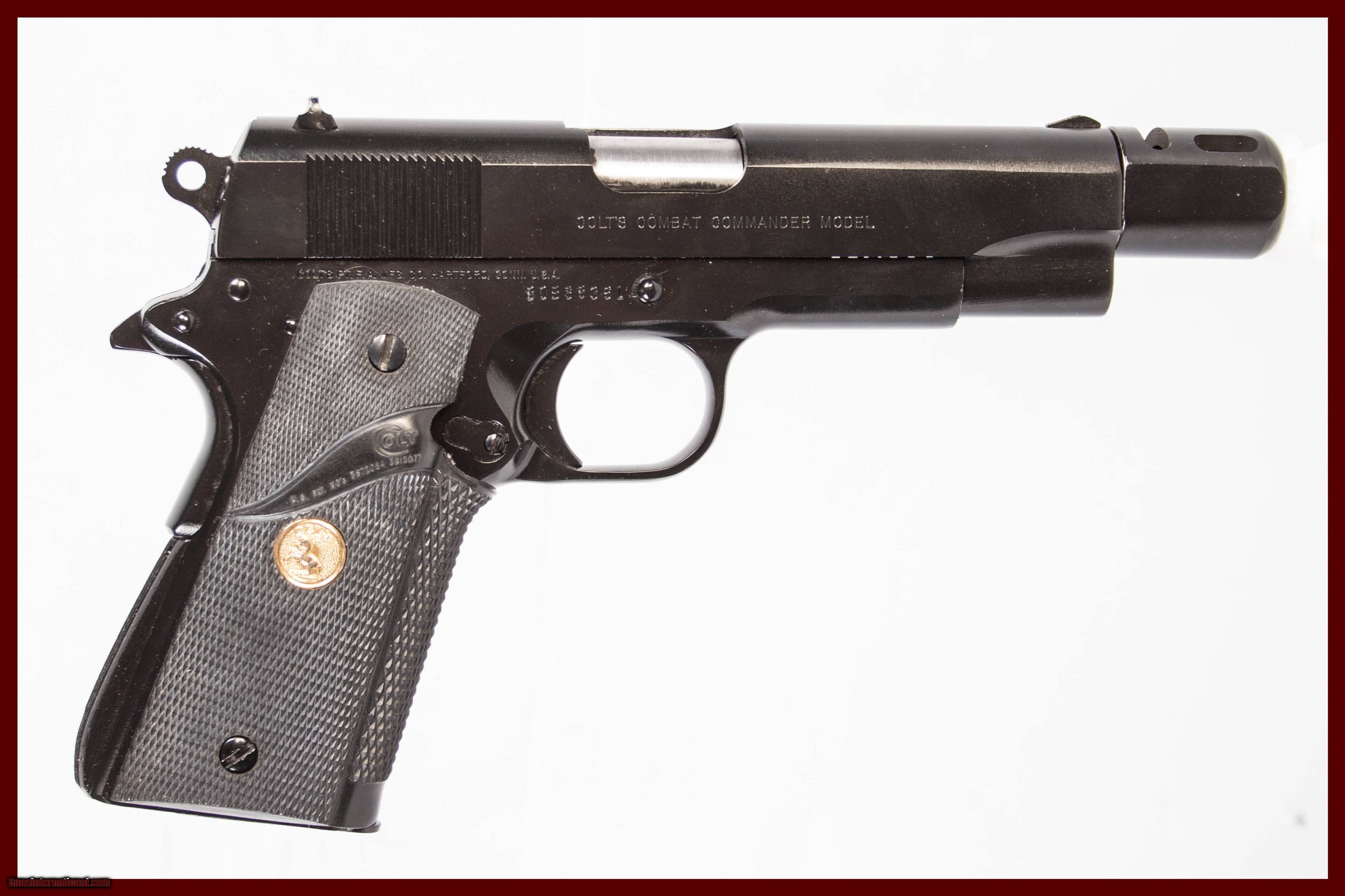 COLT COMBAT COMMANDER 1911 45 ACP USED GUN INV 223403
