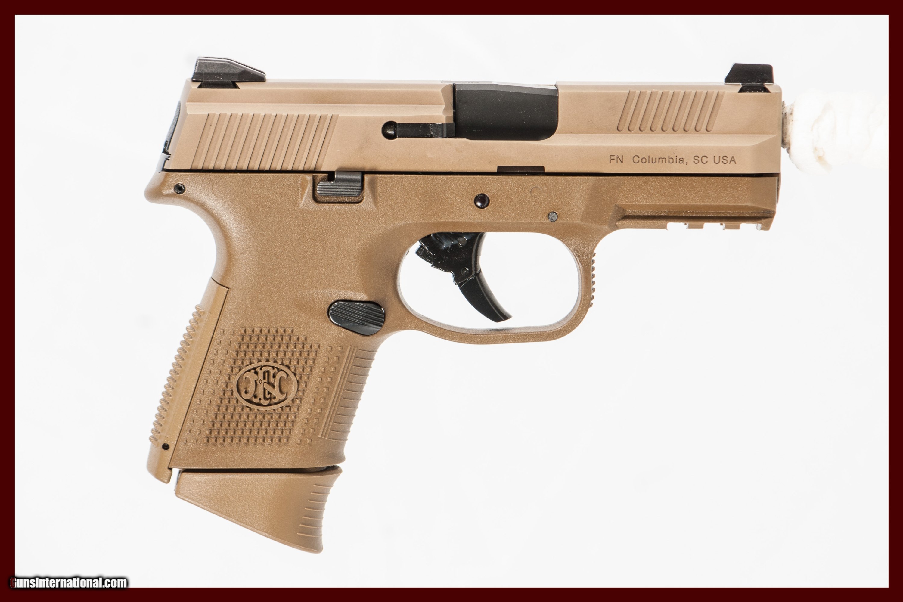 FNH FNS-9C FDE 9MM USED GUN INV 240102