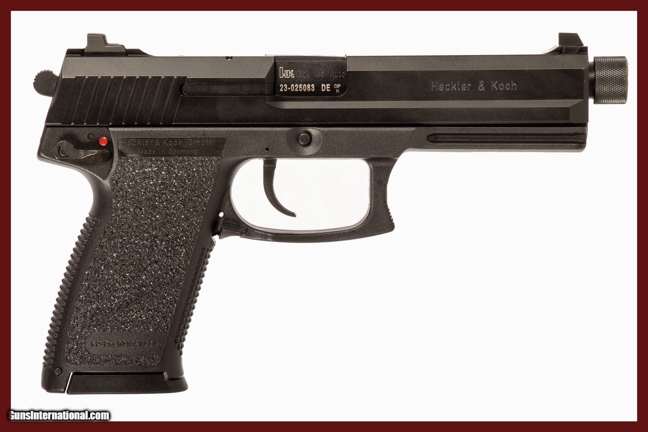 H&K MK23 45 ACP NEW GUN LOG 248128