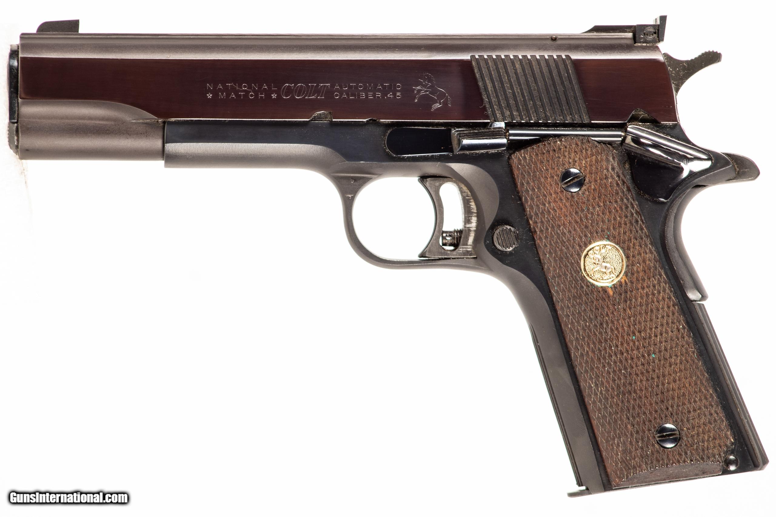 COLT GOLD CUP NATIONAL MATCH 45 ACP