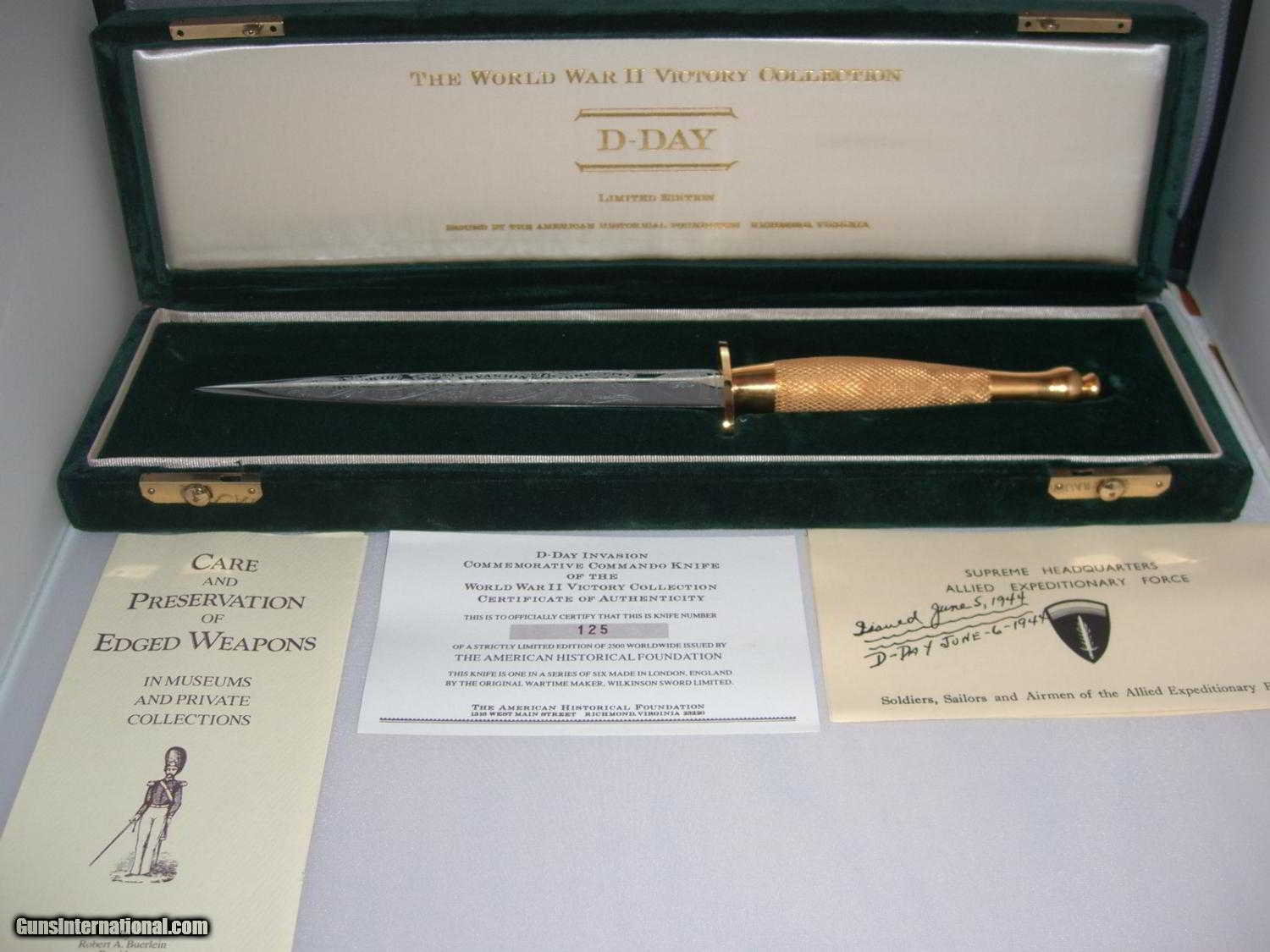 second world war knives