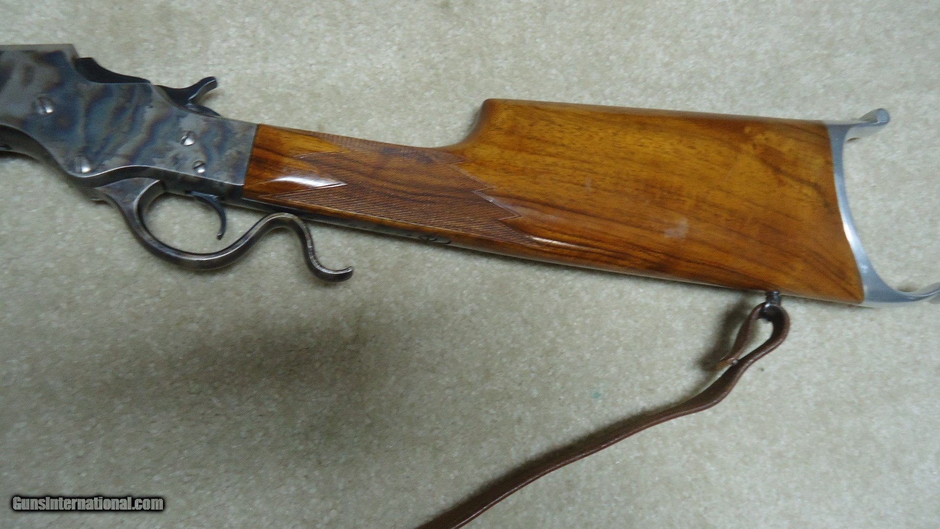 CUSTOM BUILT .22 LONG RIFLE SINGLE SHOT ON A BEAUTIFUL ORIGINAL CASE ...