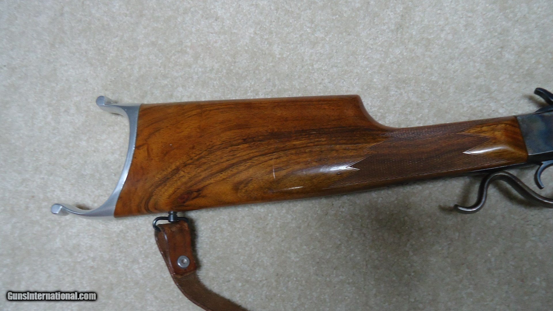 CUSTOM BUILT .22 LONG RIFLE SINGLE SHOT ON A BEAUTIFUL ORIGINAL CASE ...