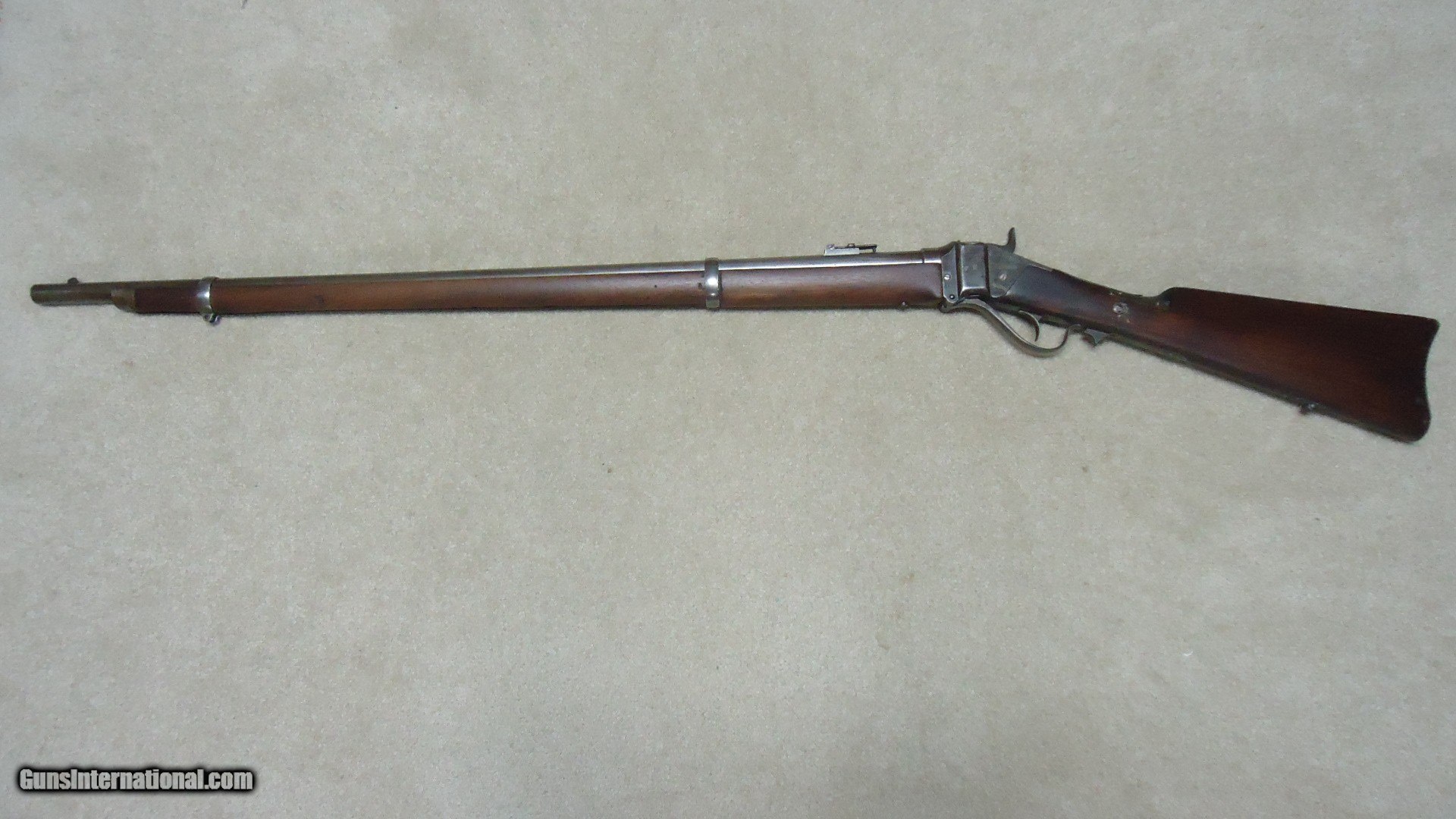 EXTREMELY RARE 1870 SHARPS-SPRINGFIELD .50-70 TRIAL RIFLE TYPE II, MADE ...
