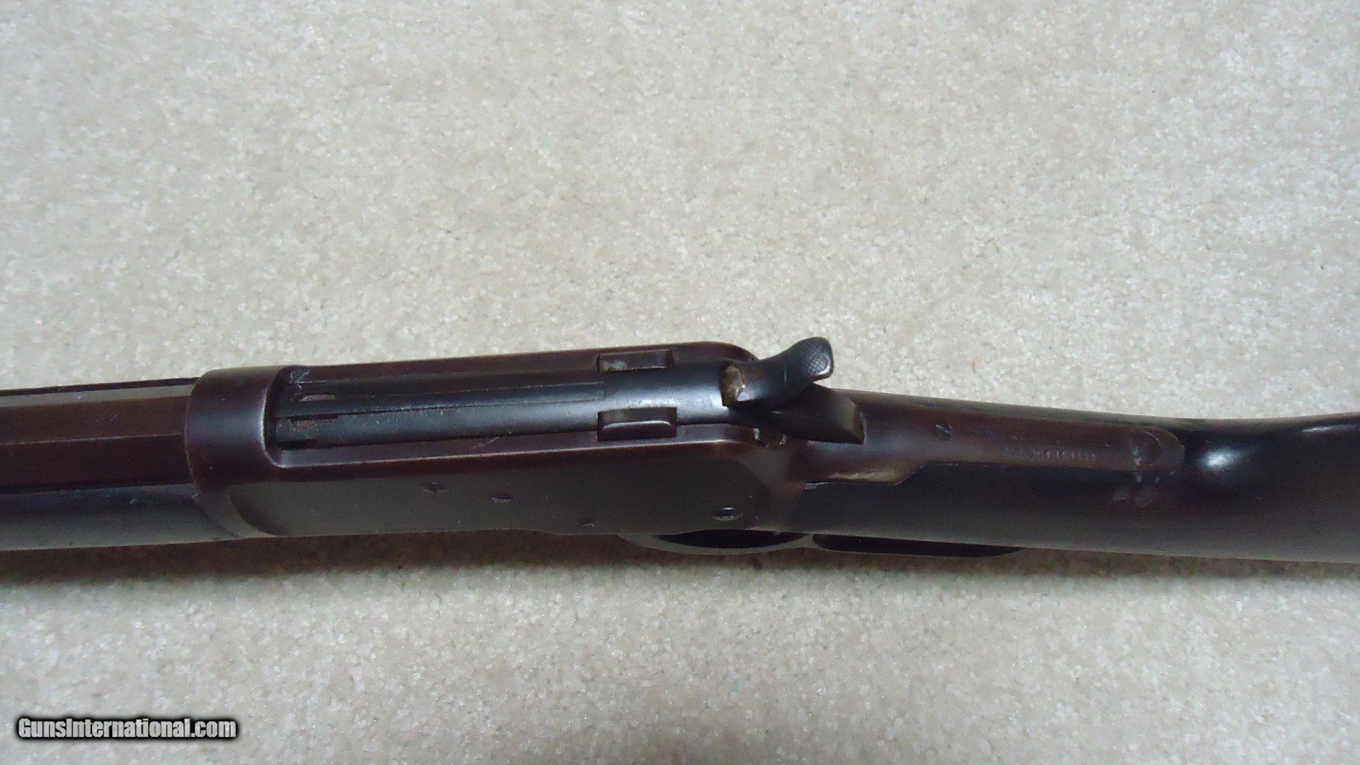 EARLY ANTIQUE 1892 .44-40 OCTAGON RIFLE, #13XXX, WITH FACTORY LETTER ...