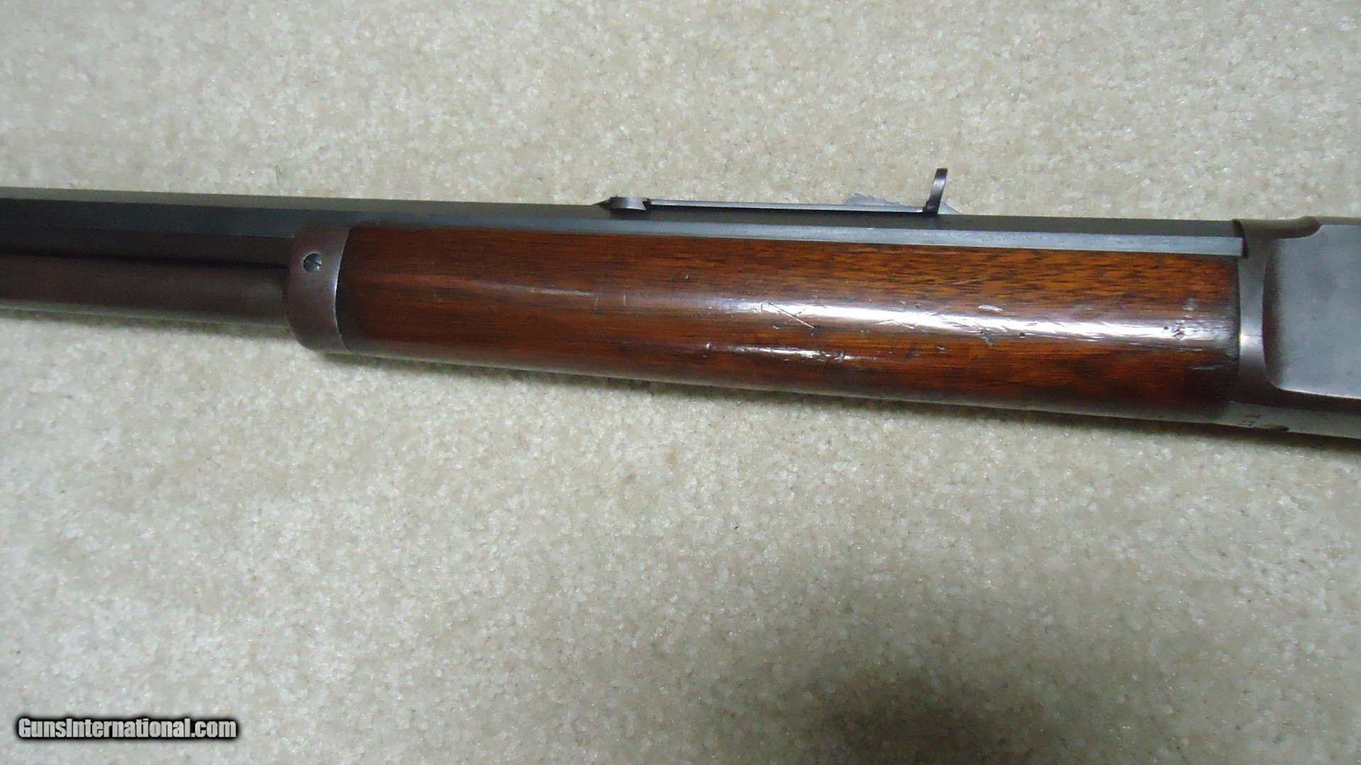 MARLIN 1893 .38-55 OCTAGON RIFLE, #235XXX, MADE 1902