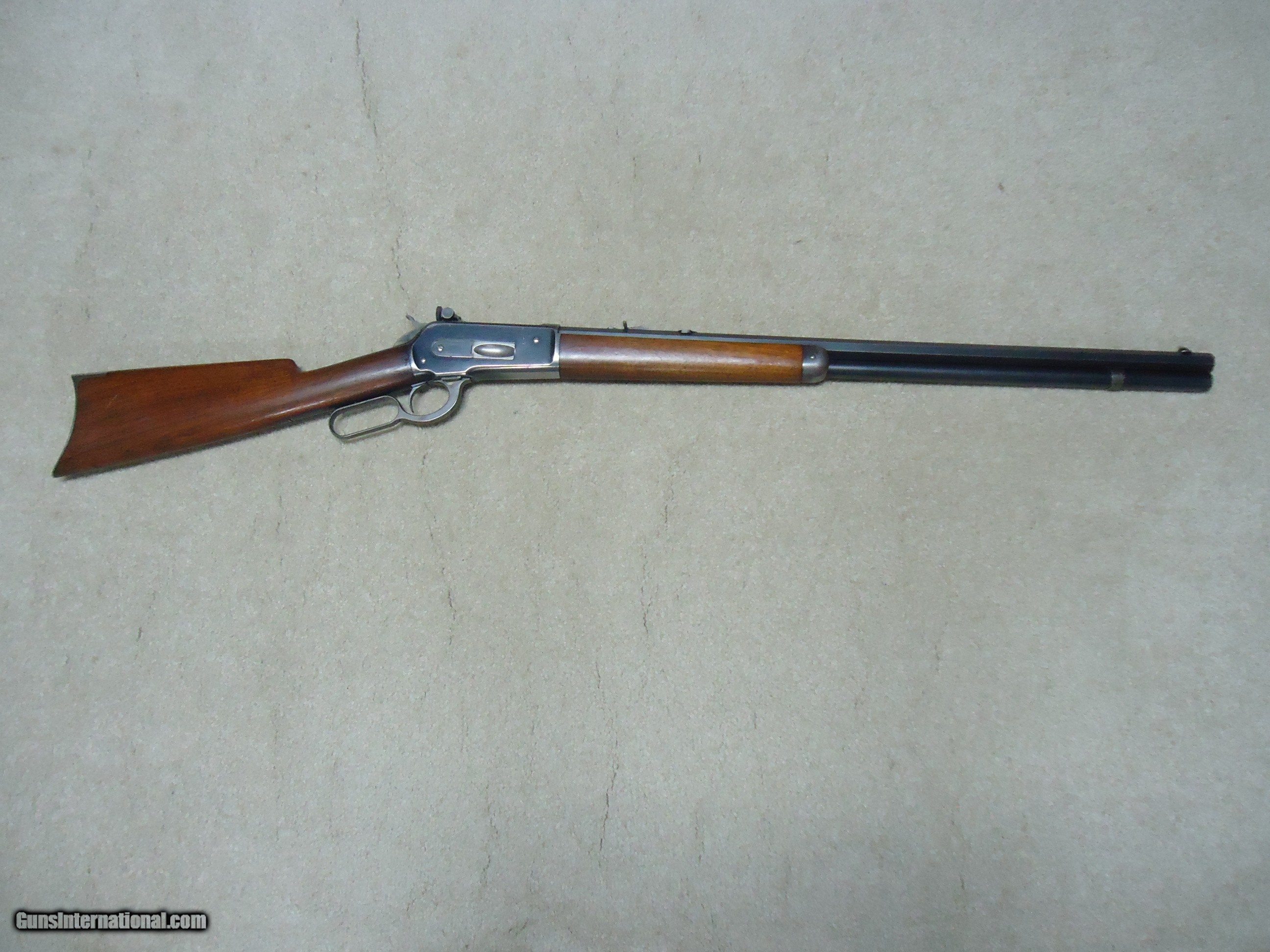 EXCELLENT 1886 OCTAGON RIFLE, 38-56 CALIBER, #129XXX, MADE 1903.