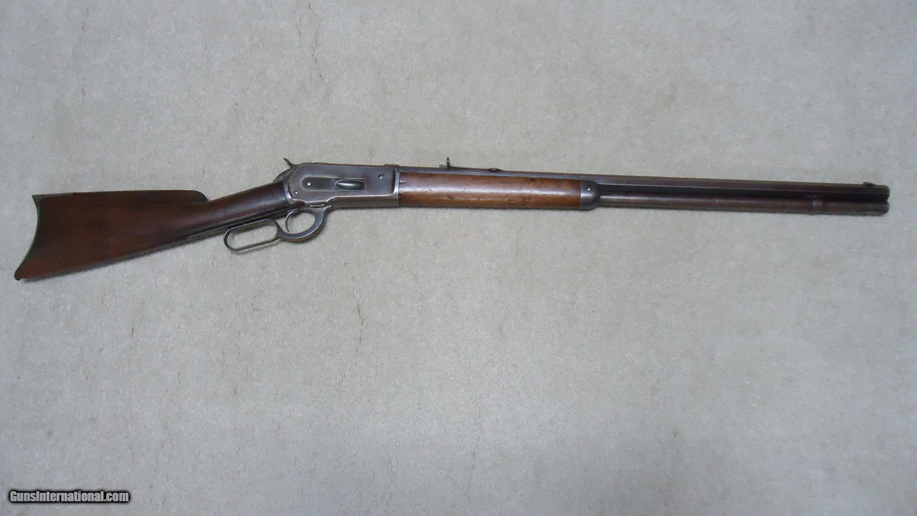 1886 OCTAGON RIFLE IN .38-56 CALIBER, #73XXX, MADE 1892.